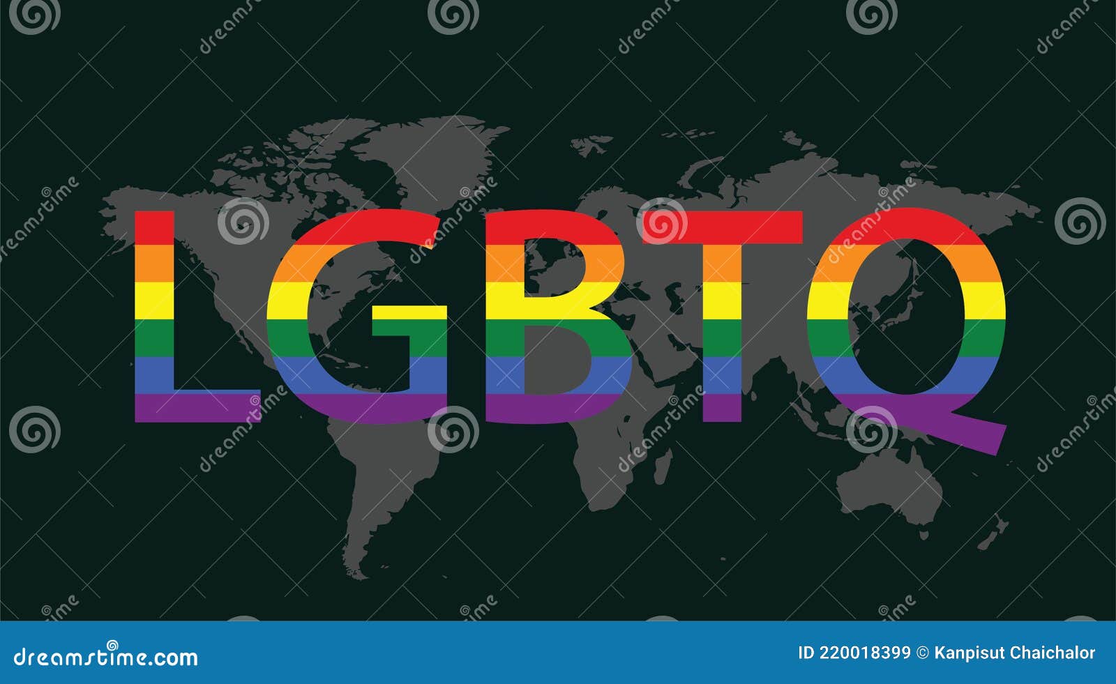 LGBTQ World Map Royalty-Free Stock Photo | CartoonDealer.com #256338141