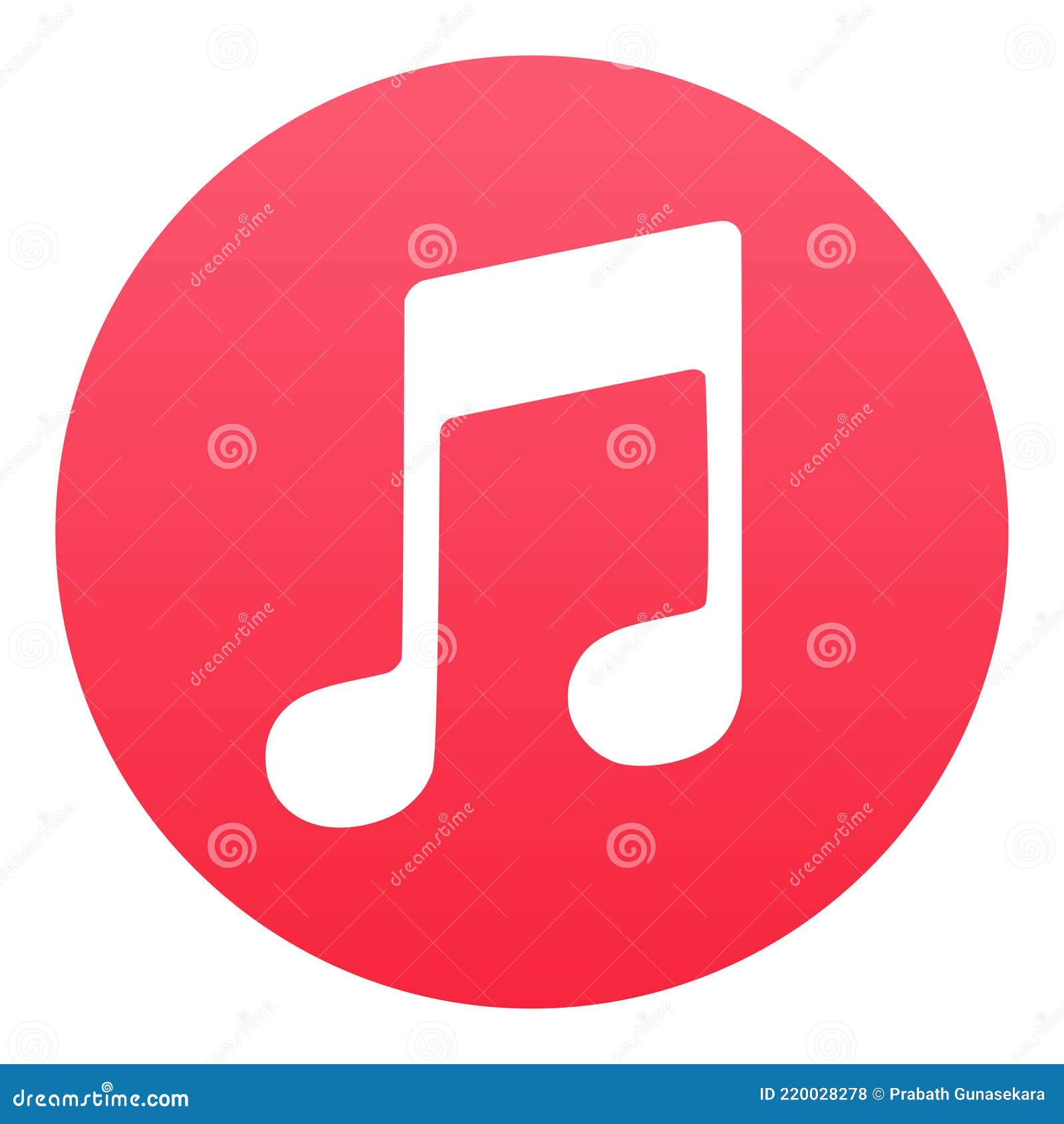 Colourful Music Icon Vector Isolated on White Background Stock Vector ...