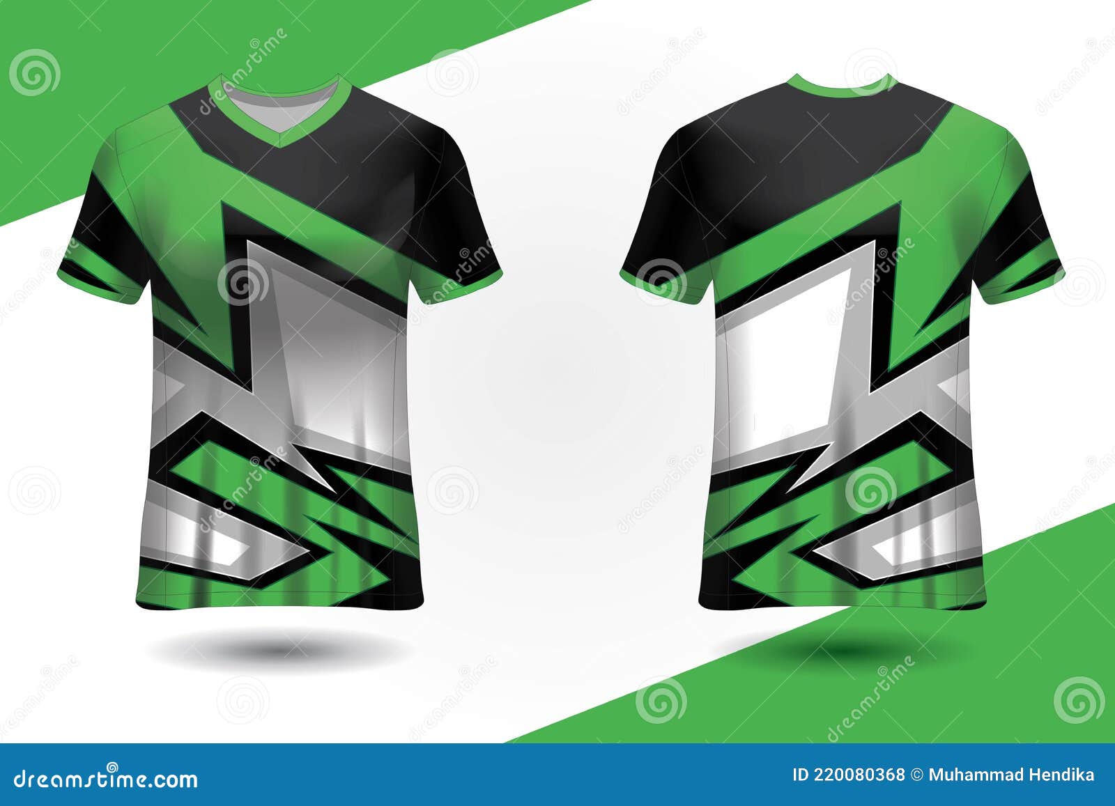 Club Shirt Design Vector. Uniform Front and Back Stock Vector ...