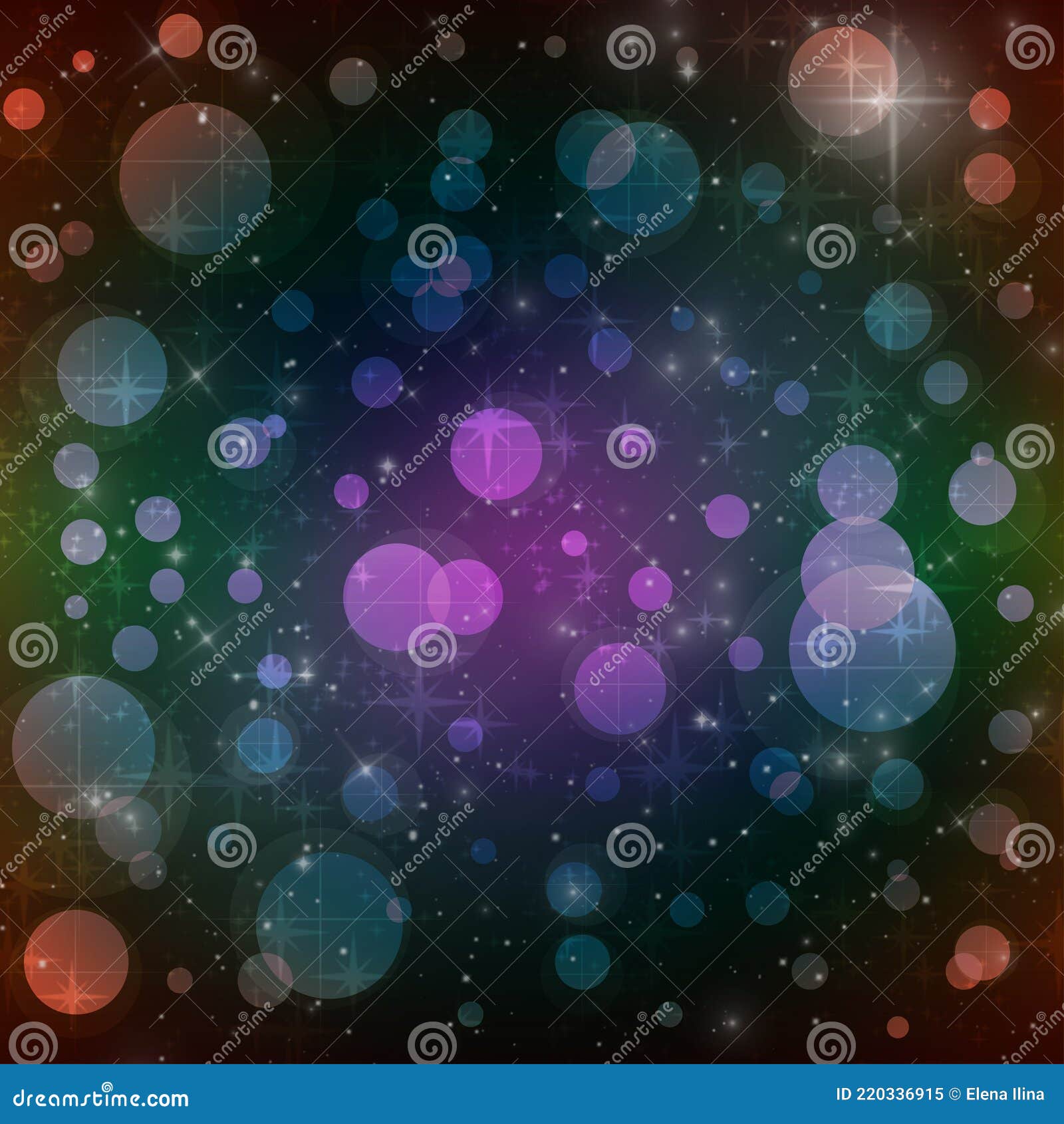 Shine Colorful Abstract Space Background Stock Illustration ...