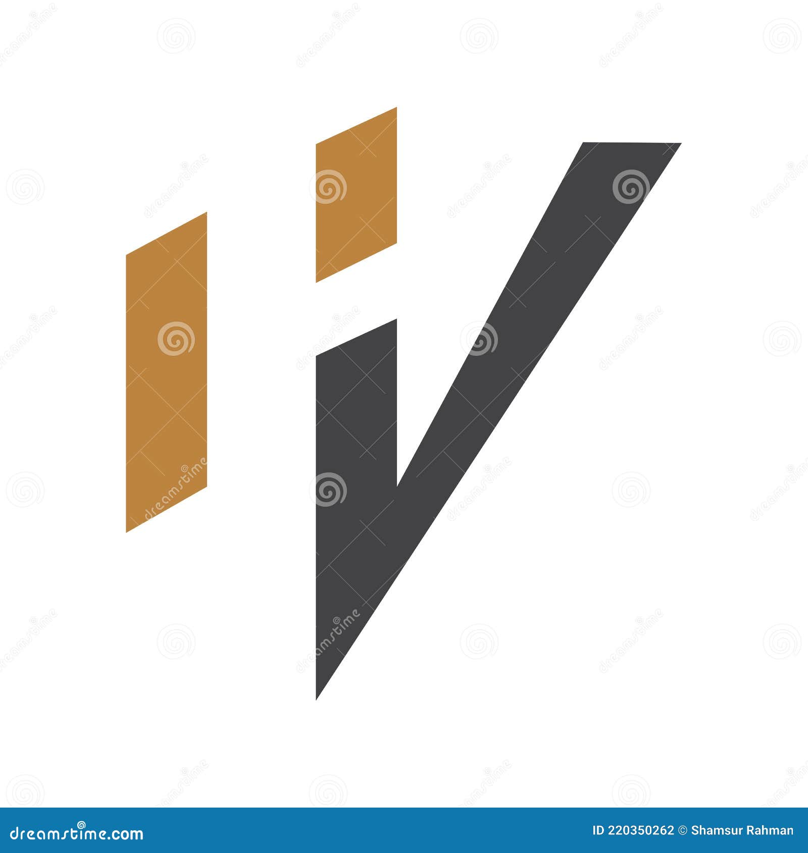 Alphabet Letters Monogram Logo HV, VH, H and V Stock Vector ...