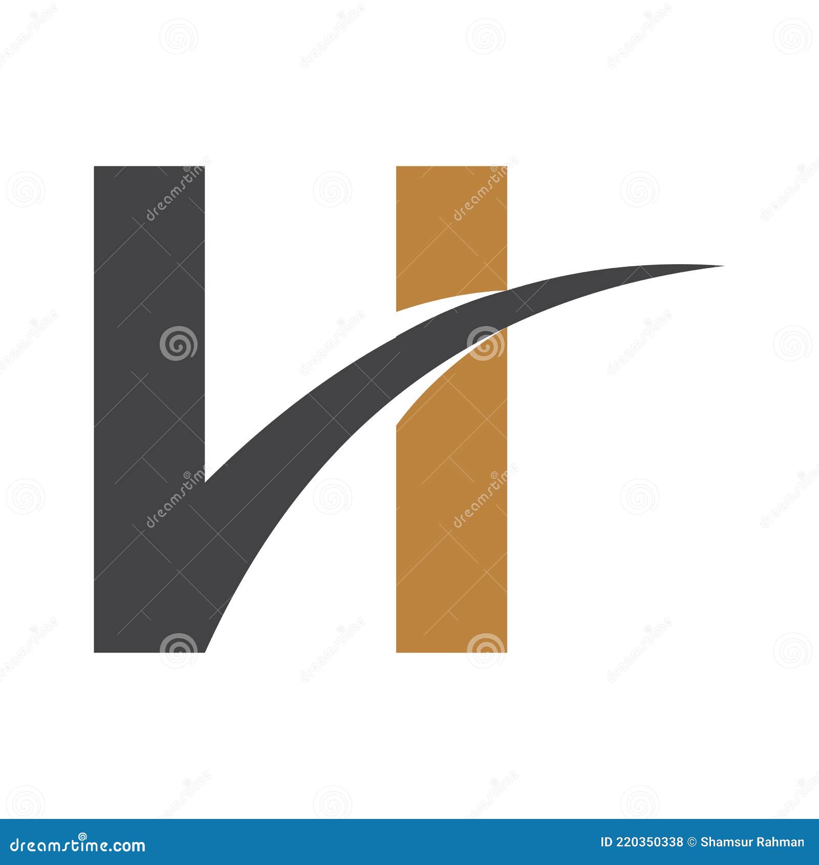 Alphabet Letters Monogram Logo HV, VH, H and V Stock Vector ...