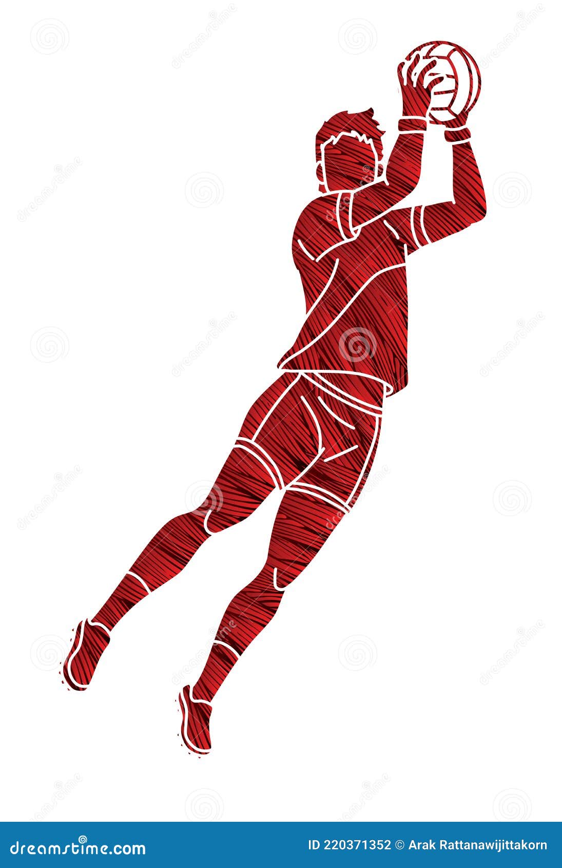 Gaelic Football Sport Male Player Action Cartoon Graphic Vector Stock ...