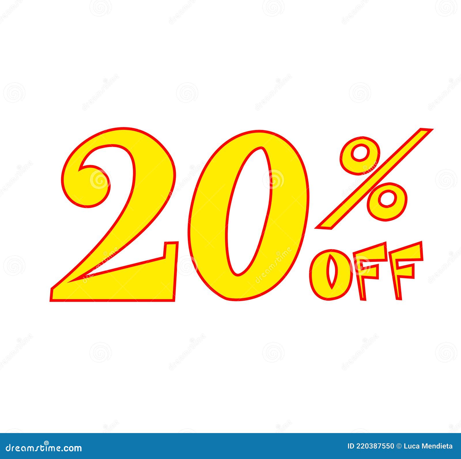 20 Lettering Design, Very Useful for Offers, Sales, Etc. Stock ...