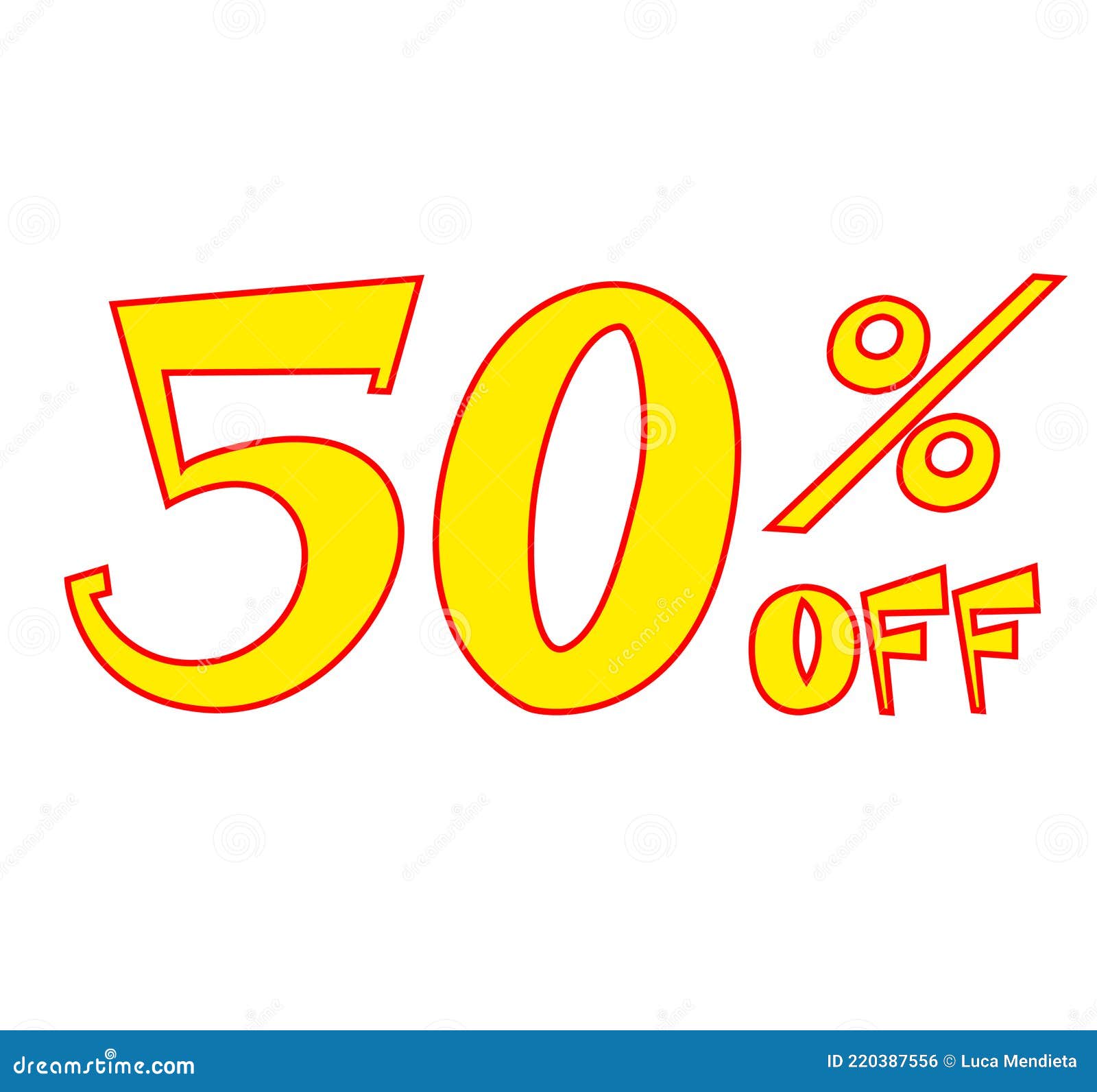 50 Lettering Design, Very Useful for Offers, Sales, Etc. Stock ...