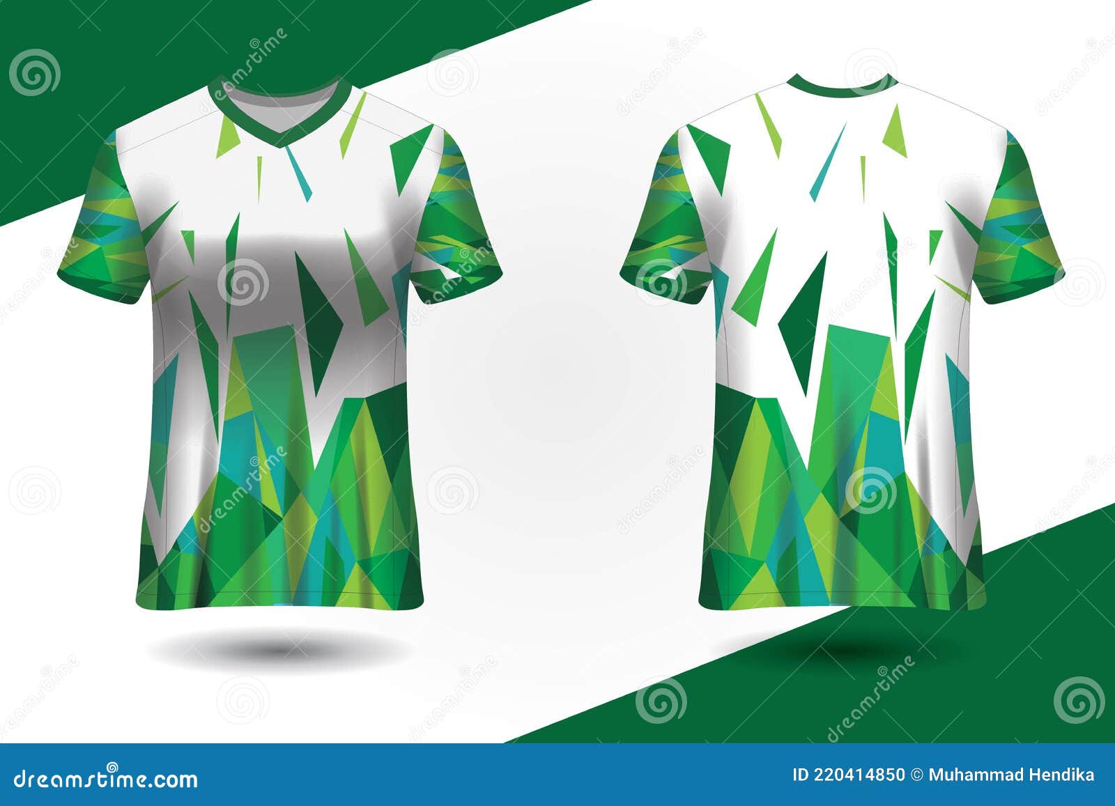 Club Shirt Design Vector. Uniform Front and Back View. Stock Vector ...