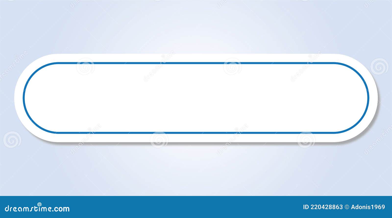 Blank label on blue stock illustration. Illustration of blue - 220428863