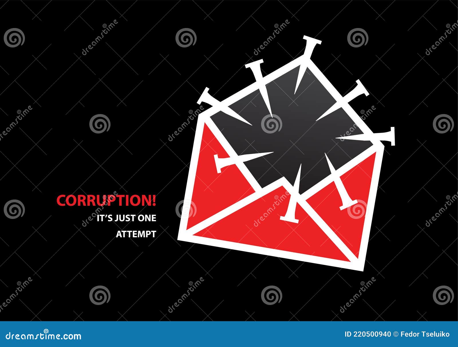 Corruption Political Illustration. Stock Vector - Illustration of ...