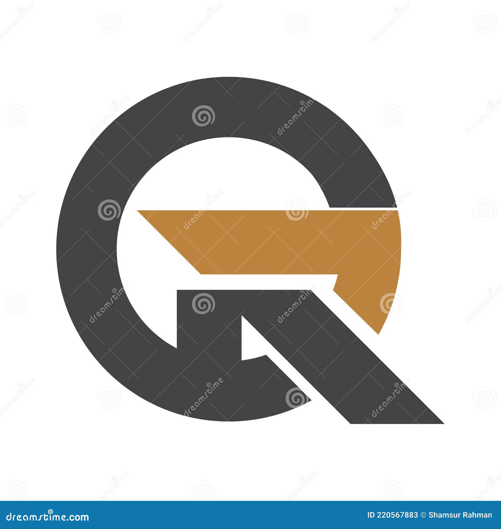 QR, RQ, Q and R Abstract Initial Monogram Letter Alphabet Logo Design ...
