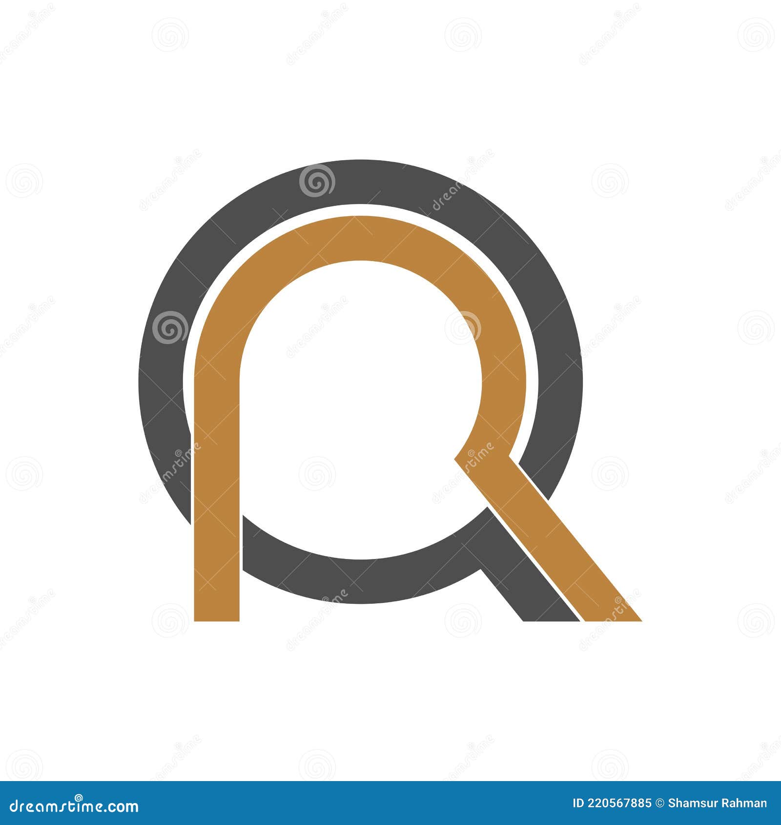 QR, RQ, Q and R Abstract Initial Monogram Letter Alphabet Logo Design ...