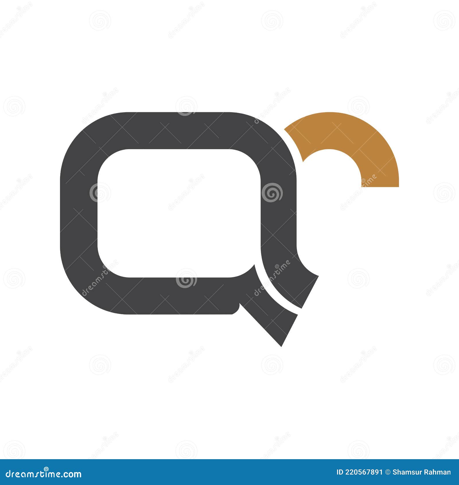 QR, RQ, Q and R Abstract Initial Monogram Letter Alphabet Logo Design ...