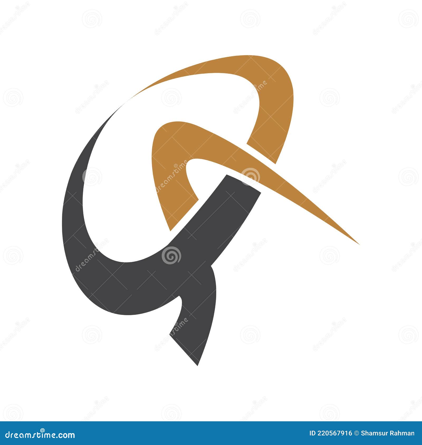 QR, RQ, Q and R Abstract Initial Monogram Letter Alphabet Logo Design ...