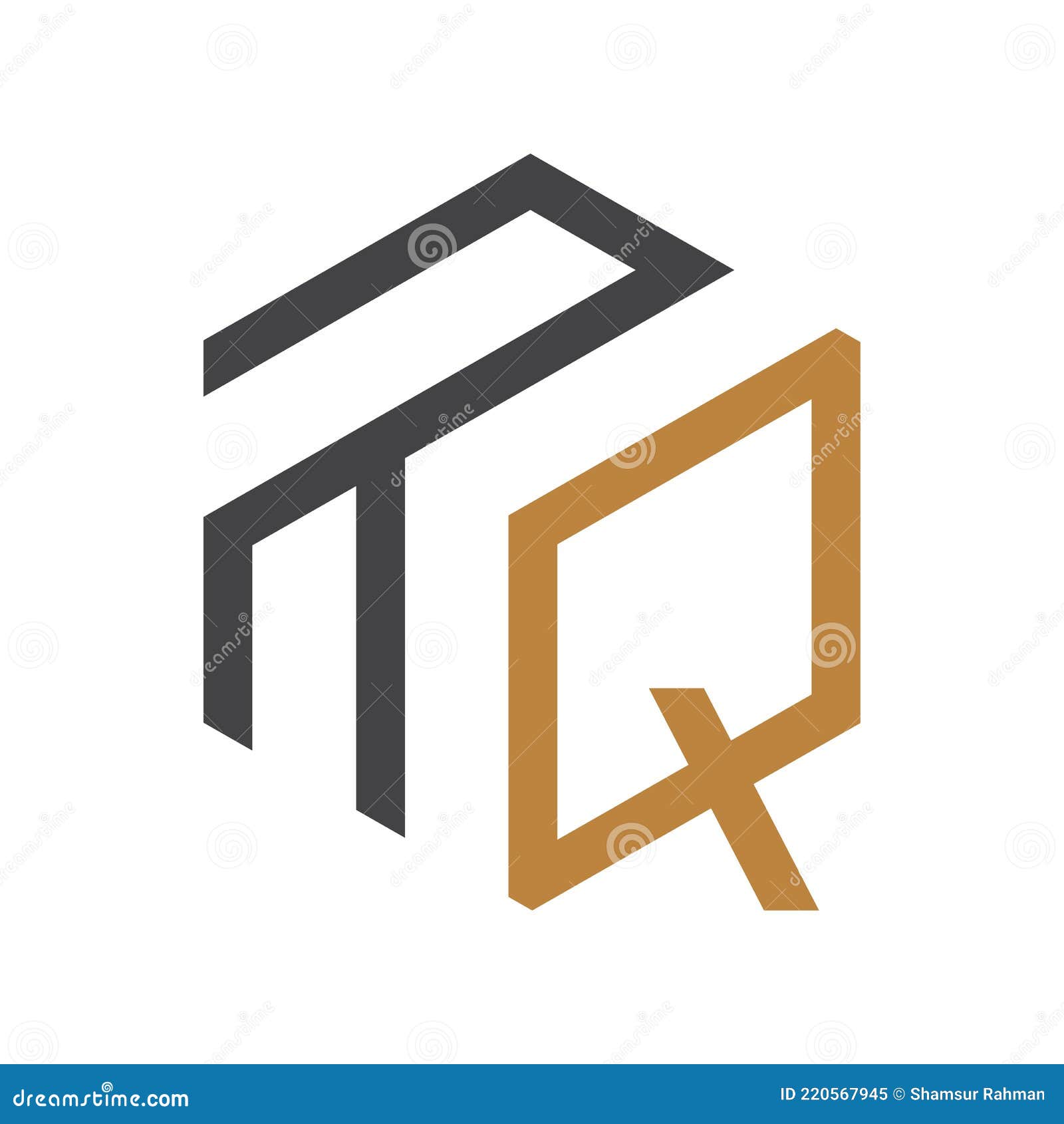 QR, RQ, Q and R Abstract Initial Monogram Letter Alphabet Logo Design ...