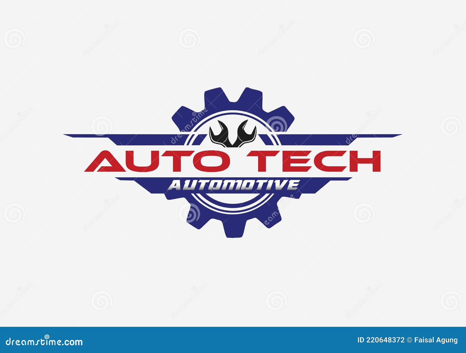 Autotech Logo Design Concept Stock Vector - Illustration of print ...