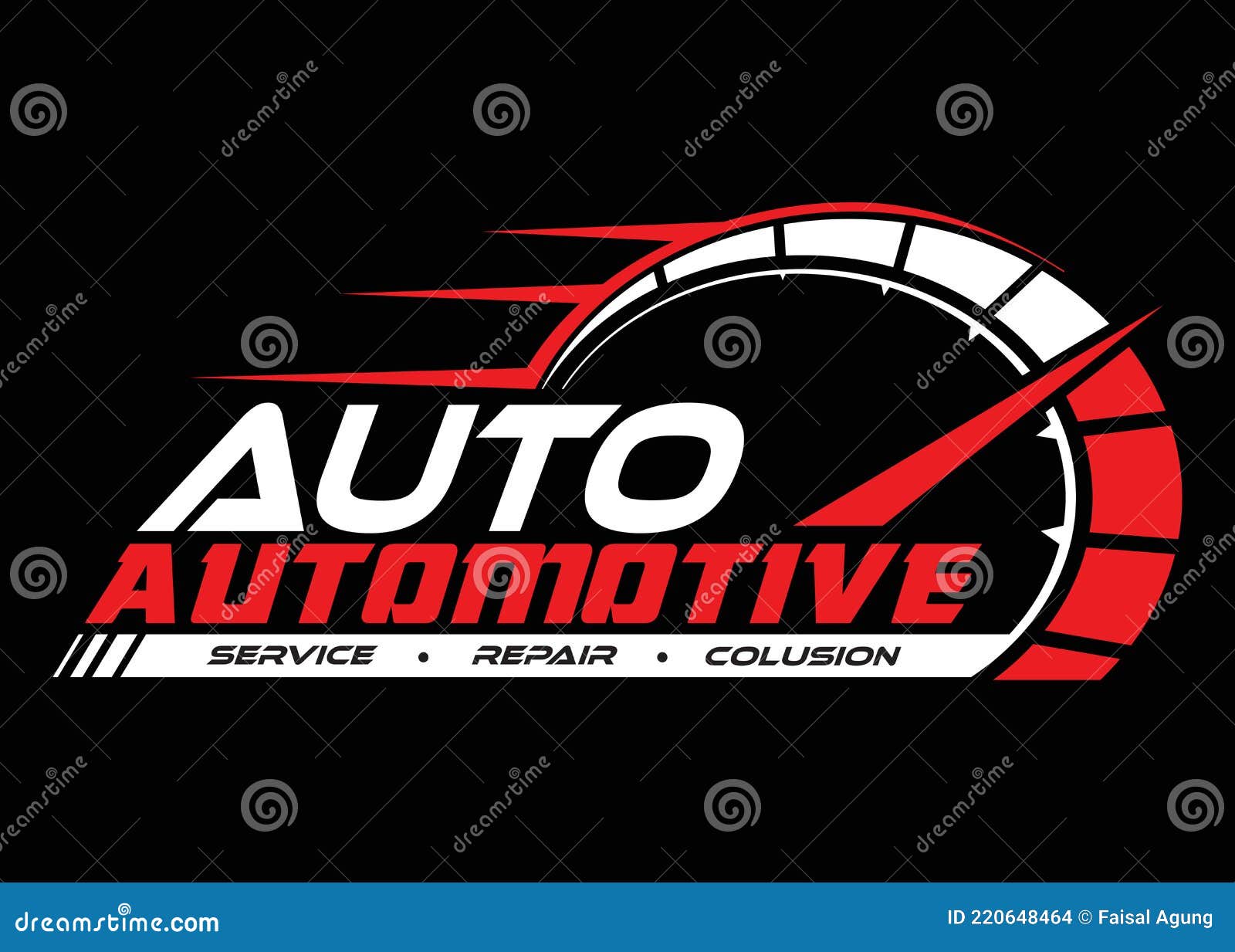 Automotive Service Logo Template Stock Vector - Illustration of ...