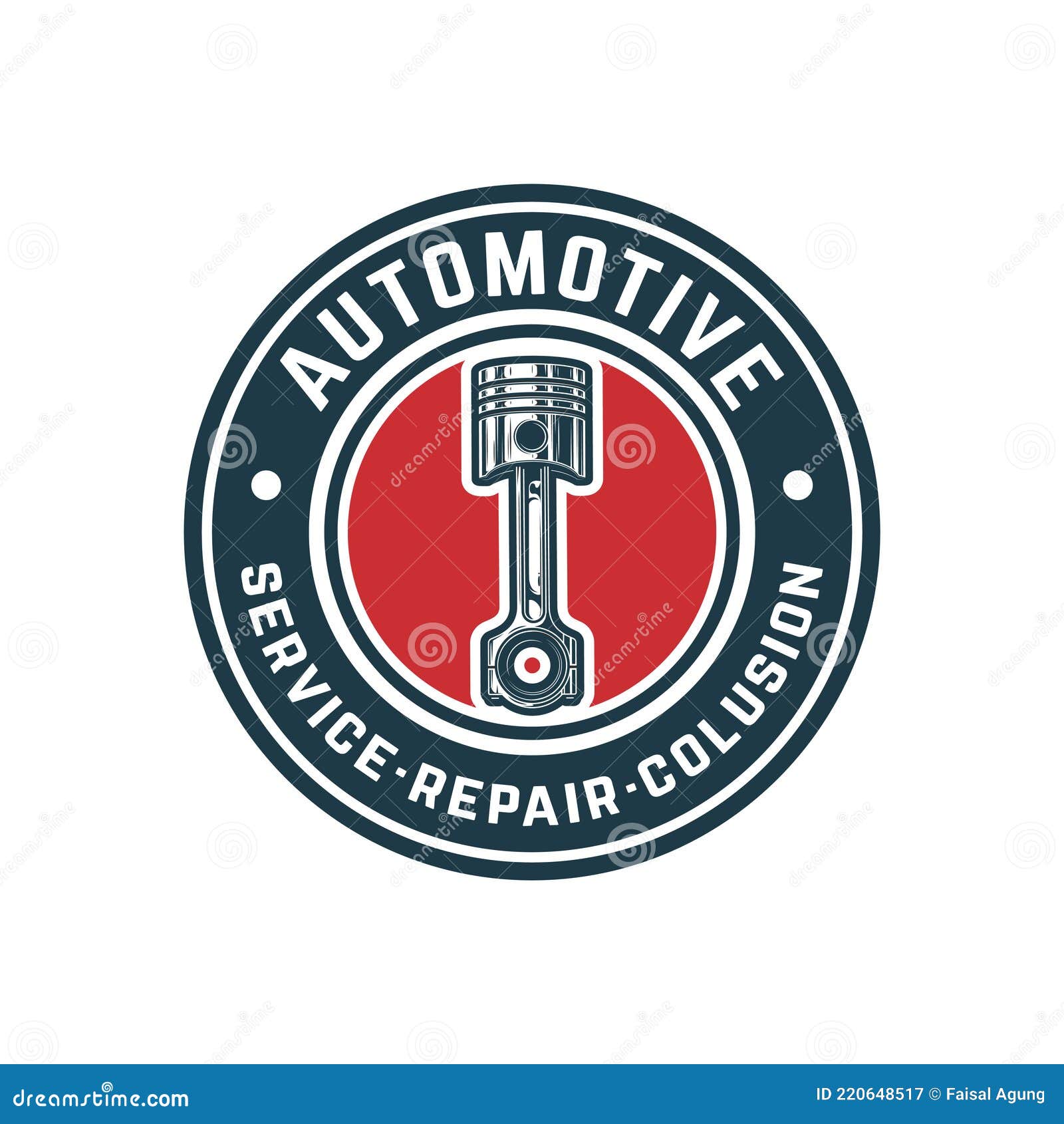 Automotive Service Logo Template. Stock Vector - Illustration of ...