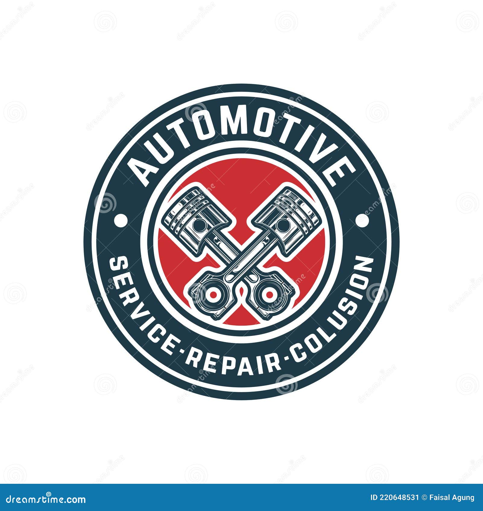 Automotive Service Logo Template Stock Vector - Illustration of logo ...