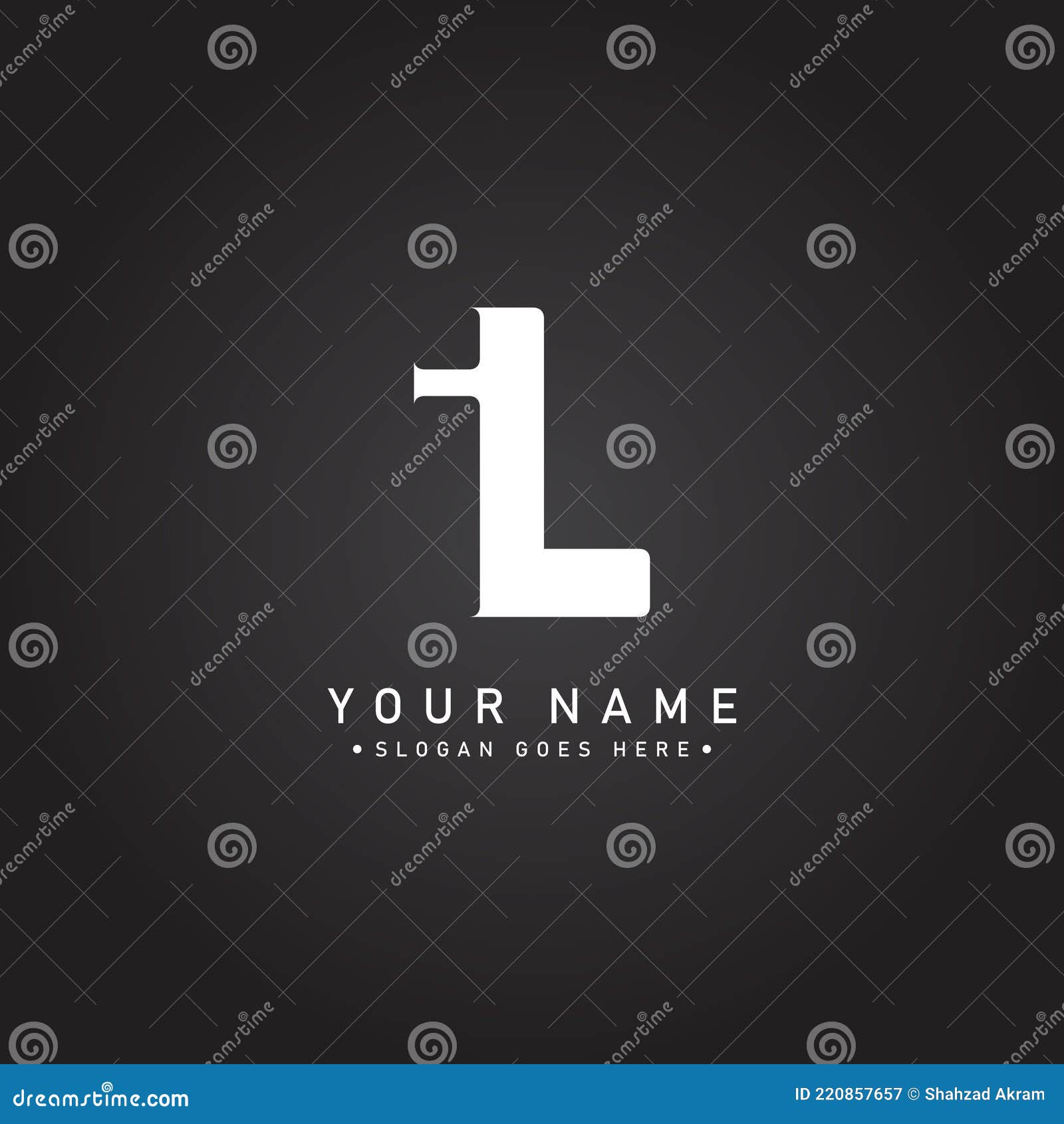 Initial Letter IL Logo - Simple Business Logo Stock Vector ...