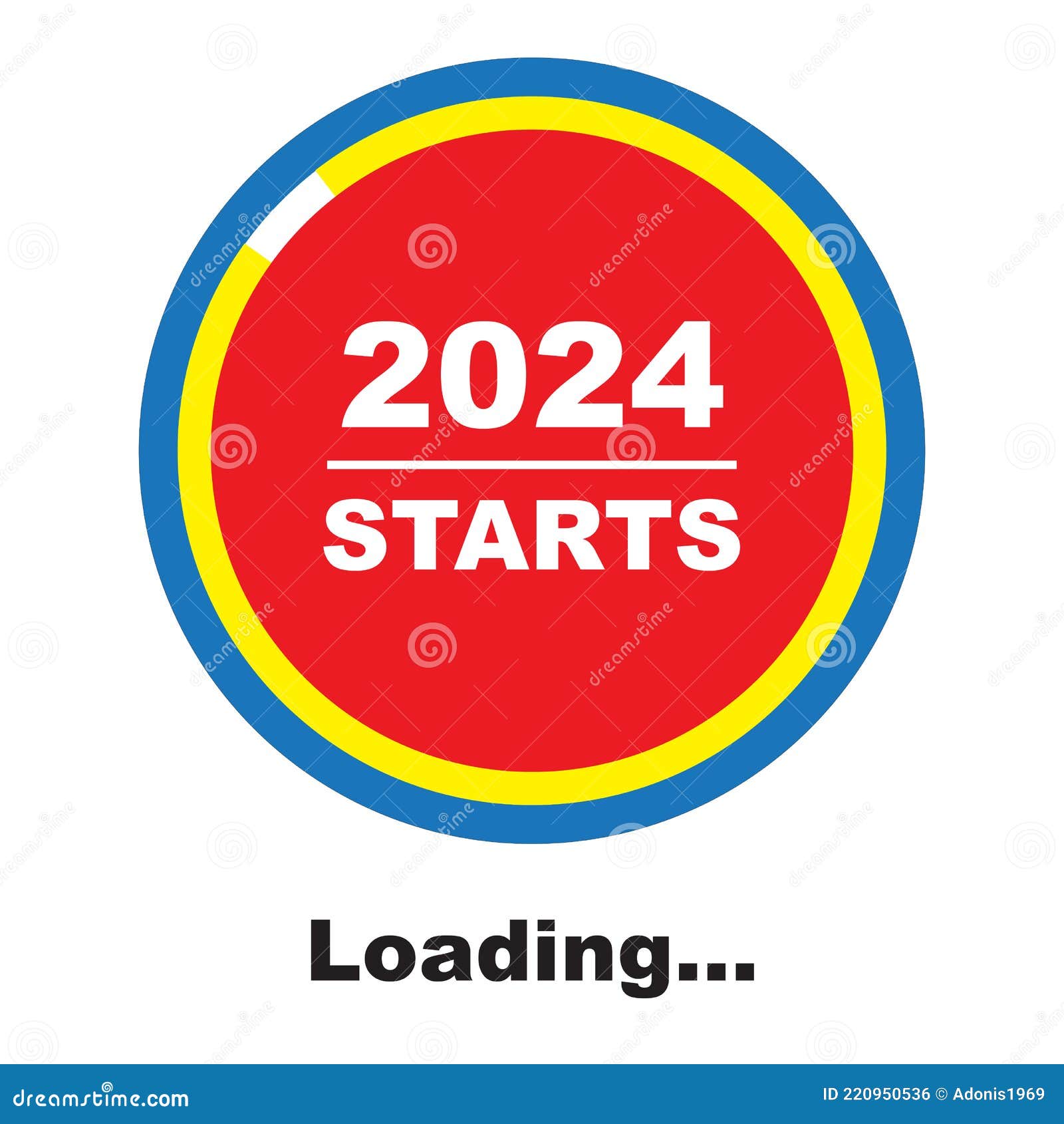 Button 2024. Happy New Year 2024. Concept Of Planning, Start, Career ...