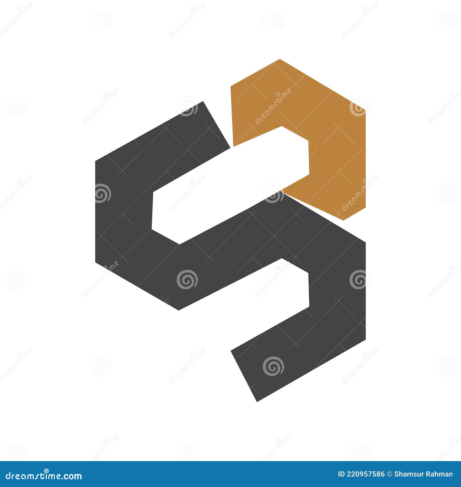 SB, BS, S and B Abstract Initial Monogram Letter Alphabet Logo Design ...