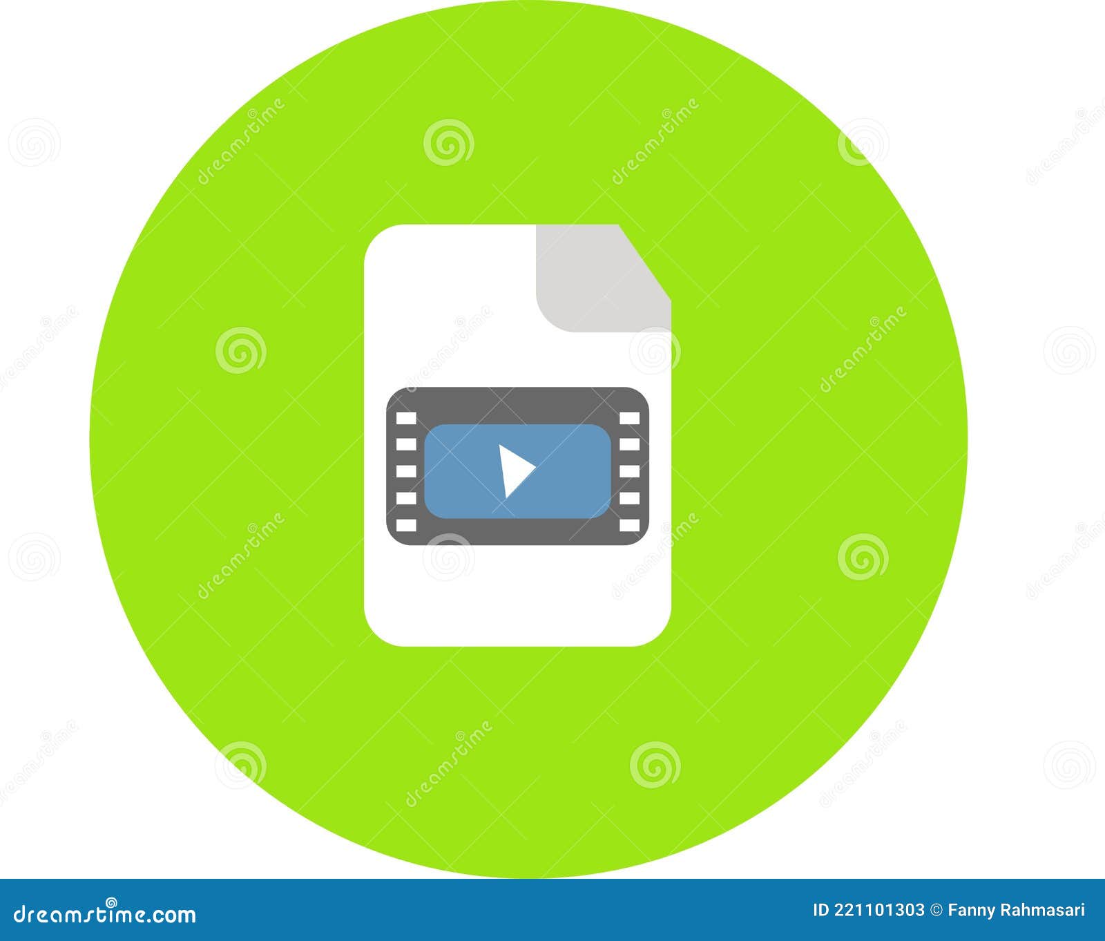 Illustration Vector Graphic of Video Icon. Stock Vector - Illustration ...
