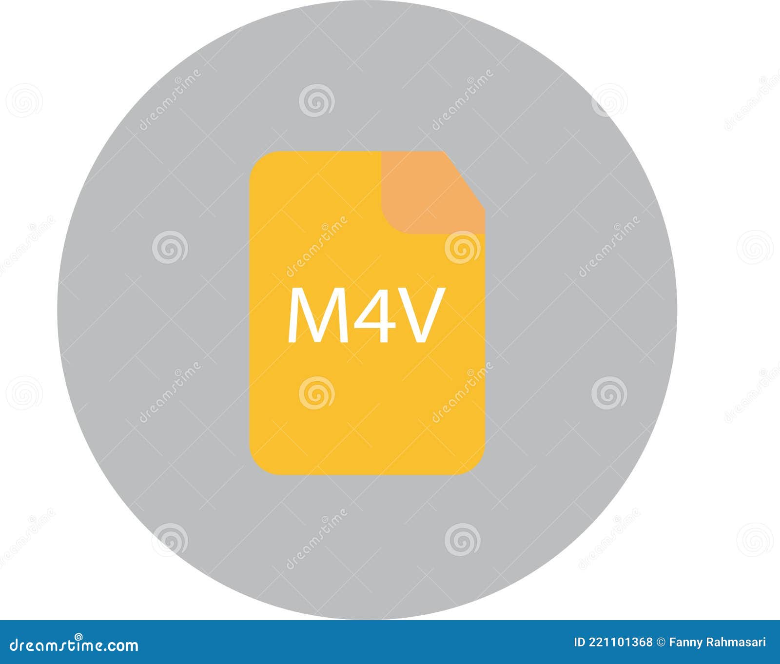 Illustration Vector Graphic of M4V Icon. Stock Vector - Illustration of ...