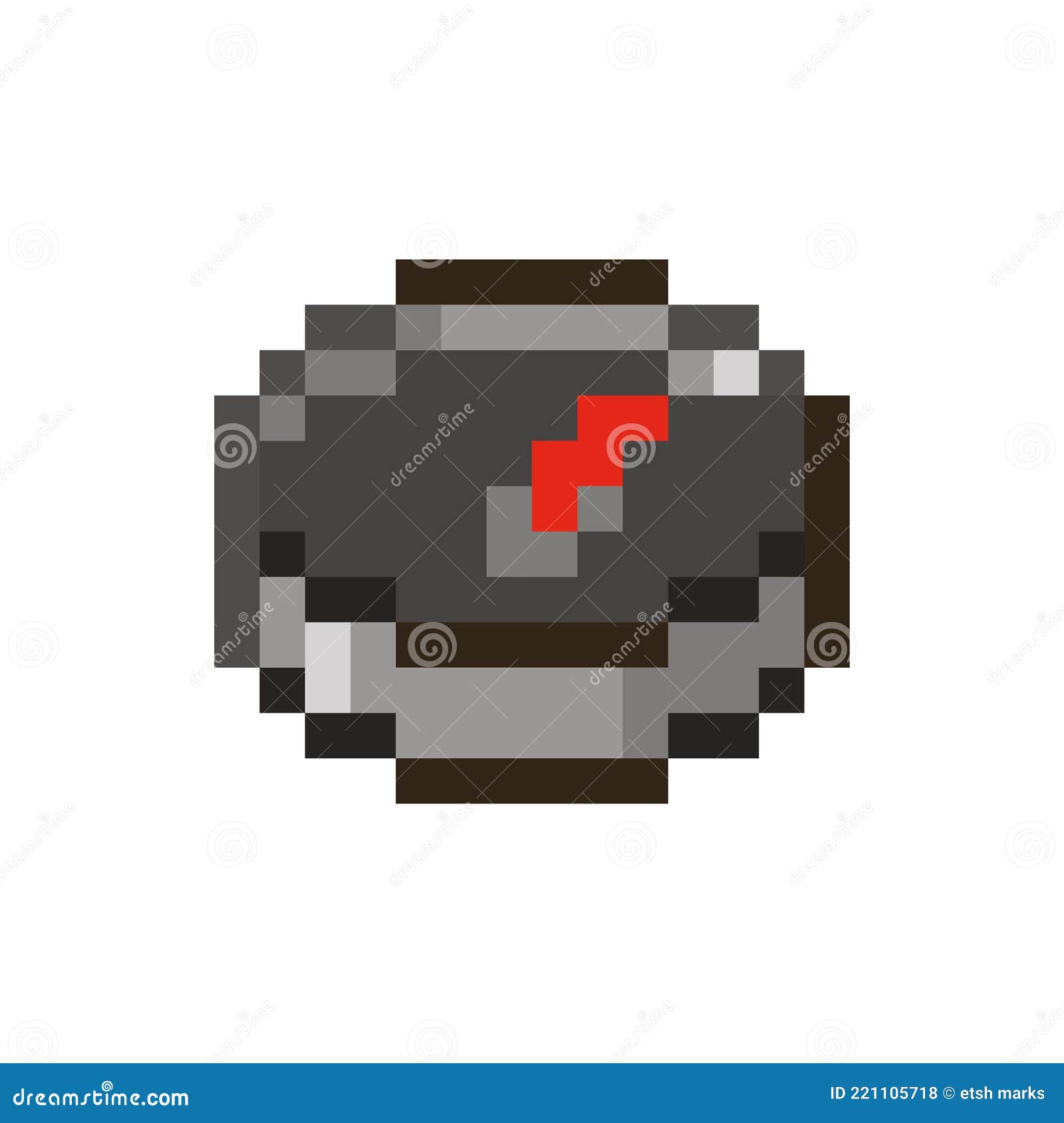 Pixel Art Compass Illustration Vector For Game Design | CartoonDealer ...