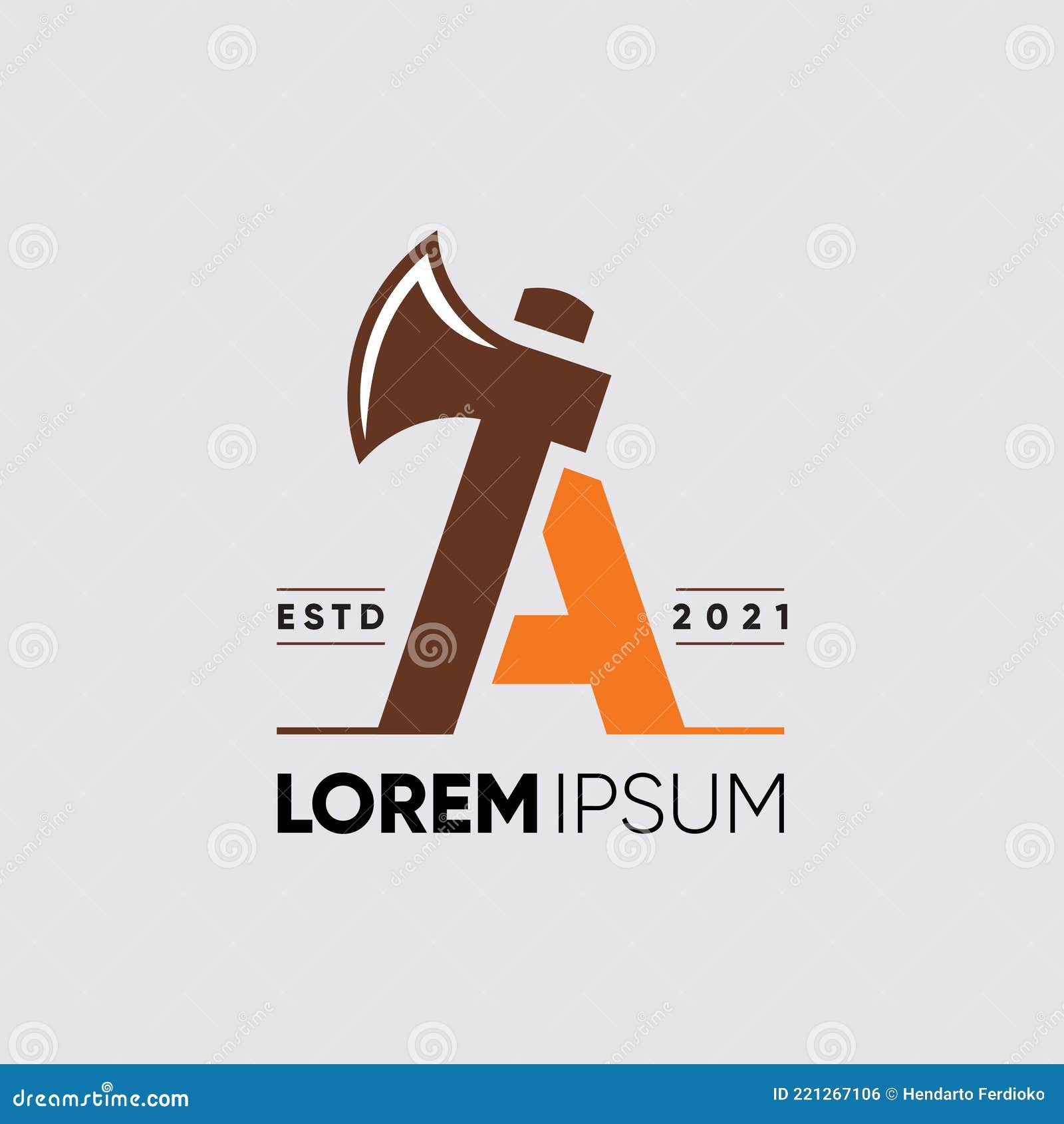 Initial Letter a Axe Logo Design Vector Graphic Stock Vector ...