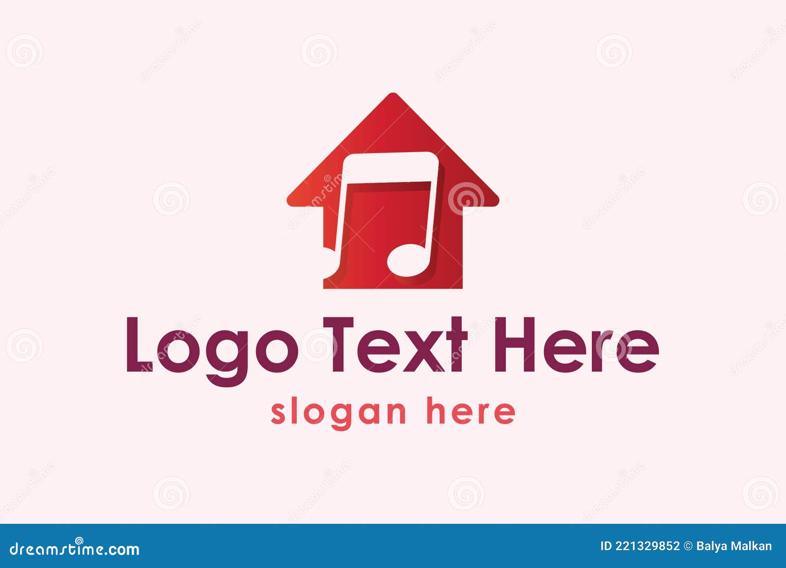 House Music Logo Design Template Stock Vector - Illustration of epsn ...