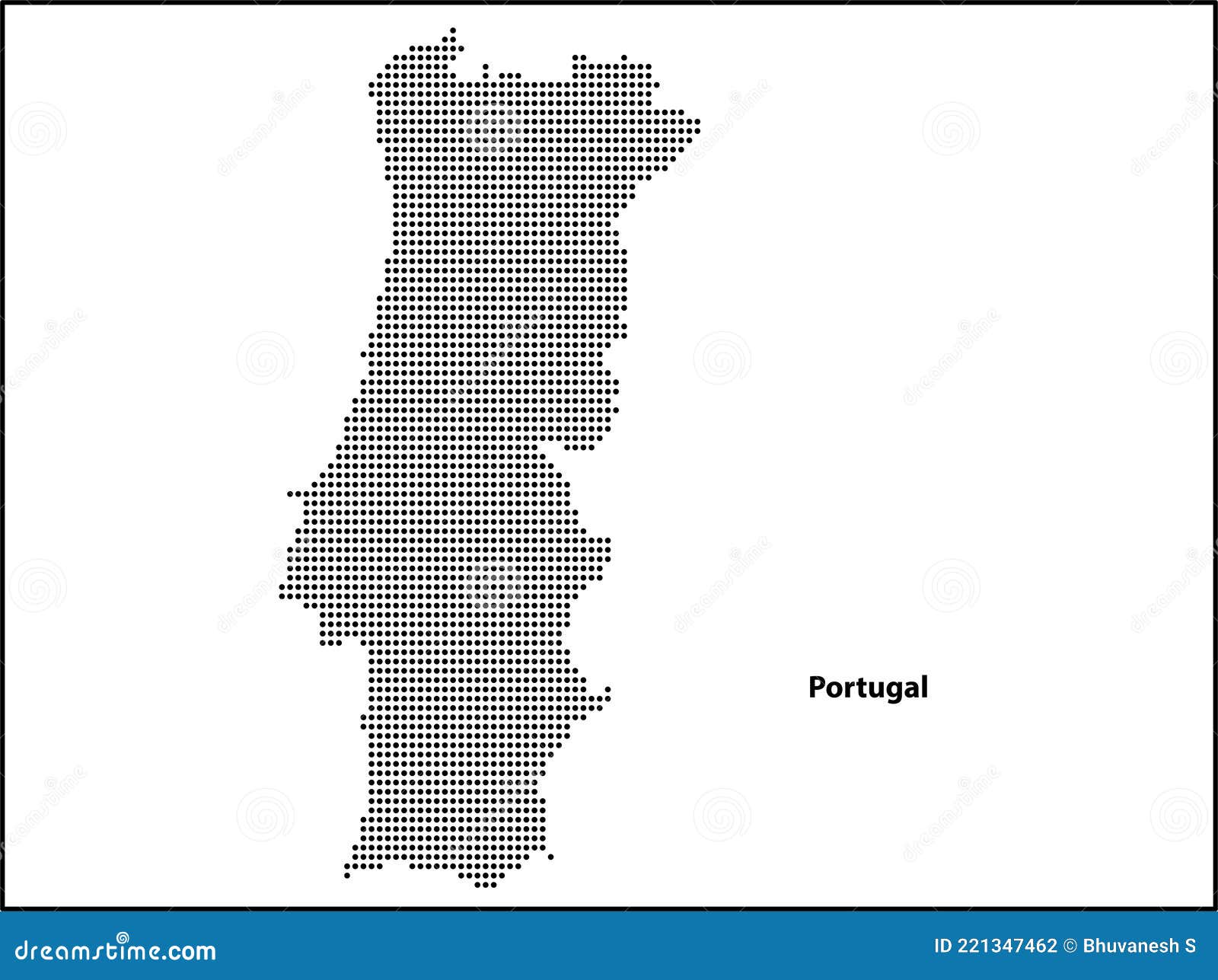 Portugal Country Detailed Editable Map Cartoon Vector | CartoonDealer ...