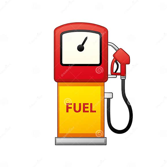 Fuel pump isolated stock vector. Illustration of industrial - 221400773