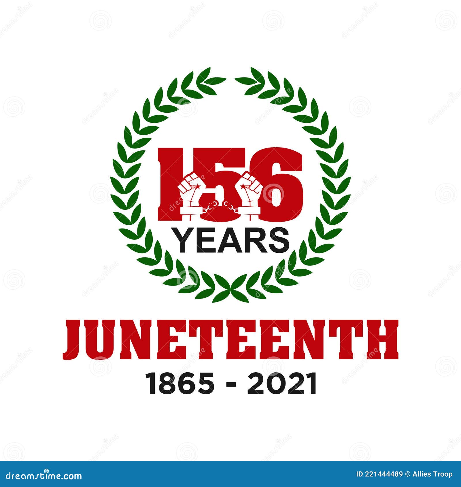 Juneteenth Freedom Day. June 19, 1865 Stock Vector - Illustration of ...