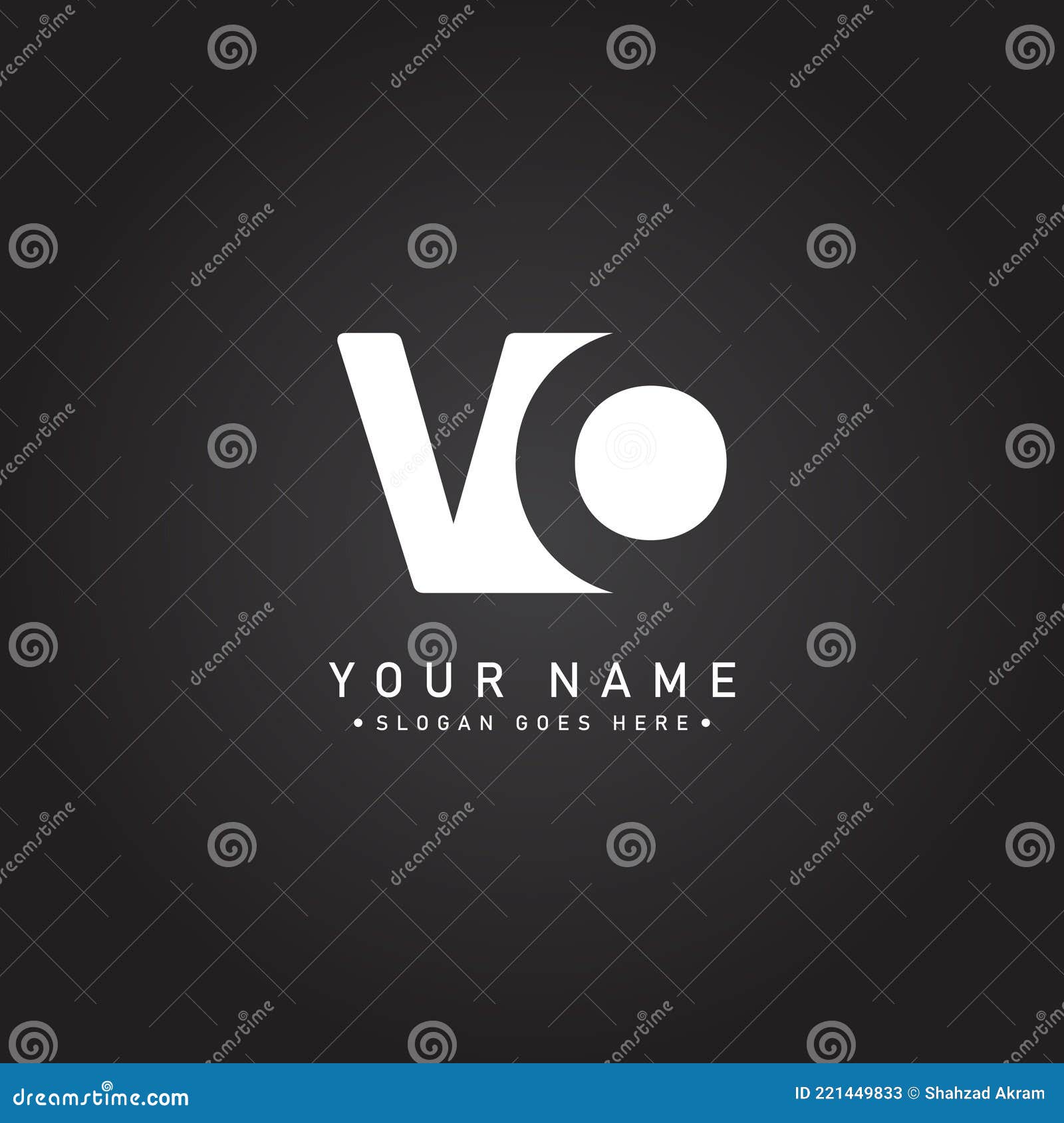 Initial Letter VO Logo – Simple Business Logo In Minimal Style ... Initial Letter VO Logo – Simple Business Logo In Minimal Style ...