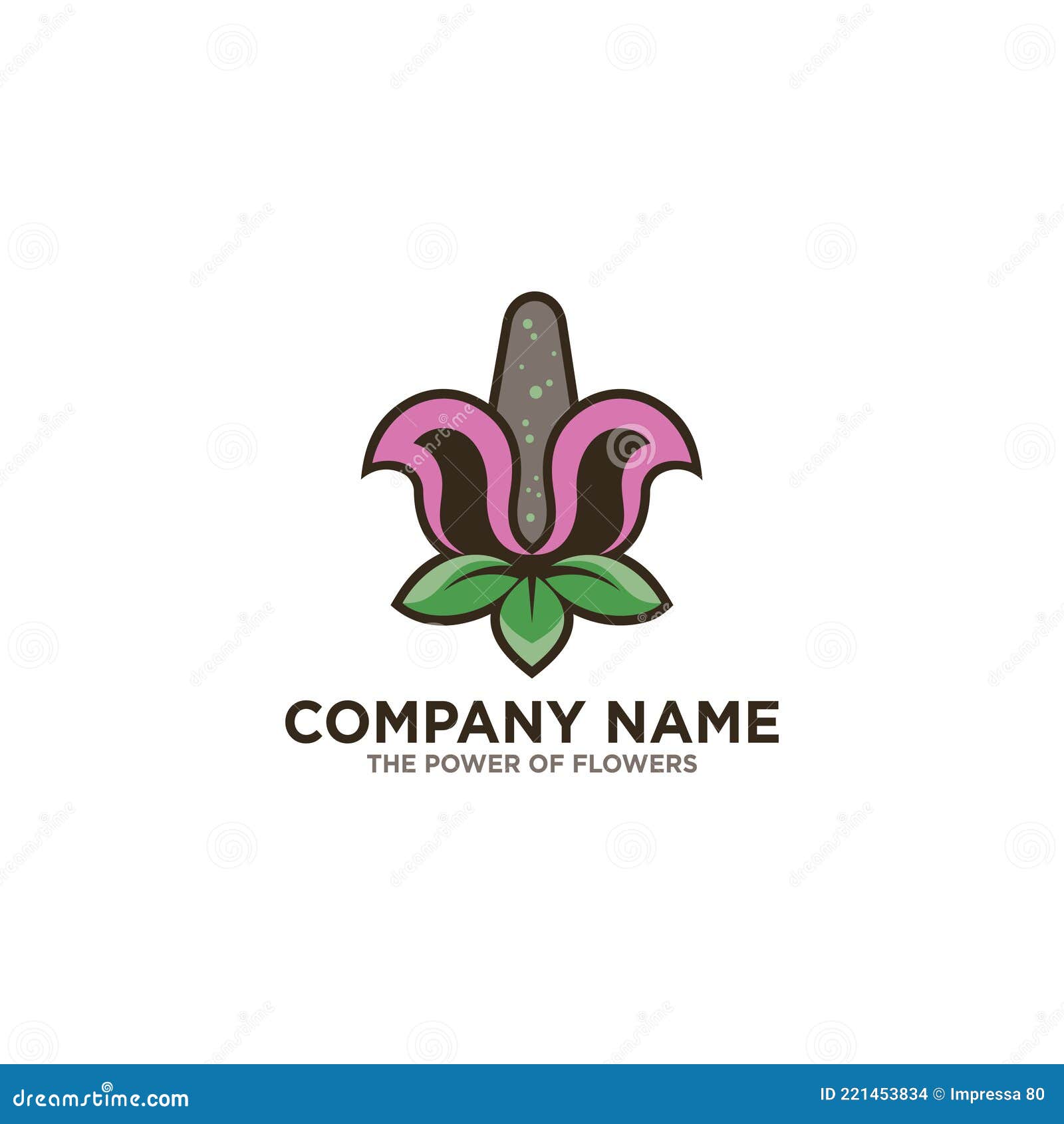 A Simple Edelweiss Flower Logo Concept Stock Vector - Illustration of ...
