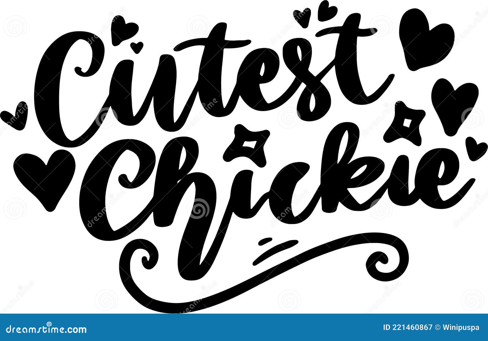 Cutes Chickie Cartoon Vector | CartoonDealer.com #221460867