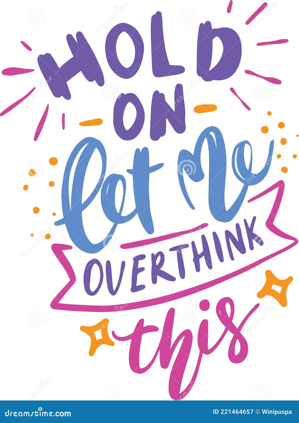 Overthink Hand Drawn Vector Illustration In Cartoon Style ...