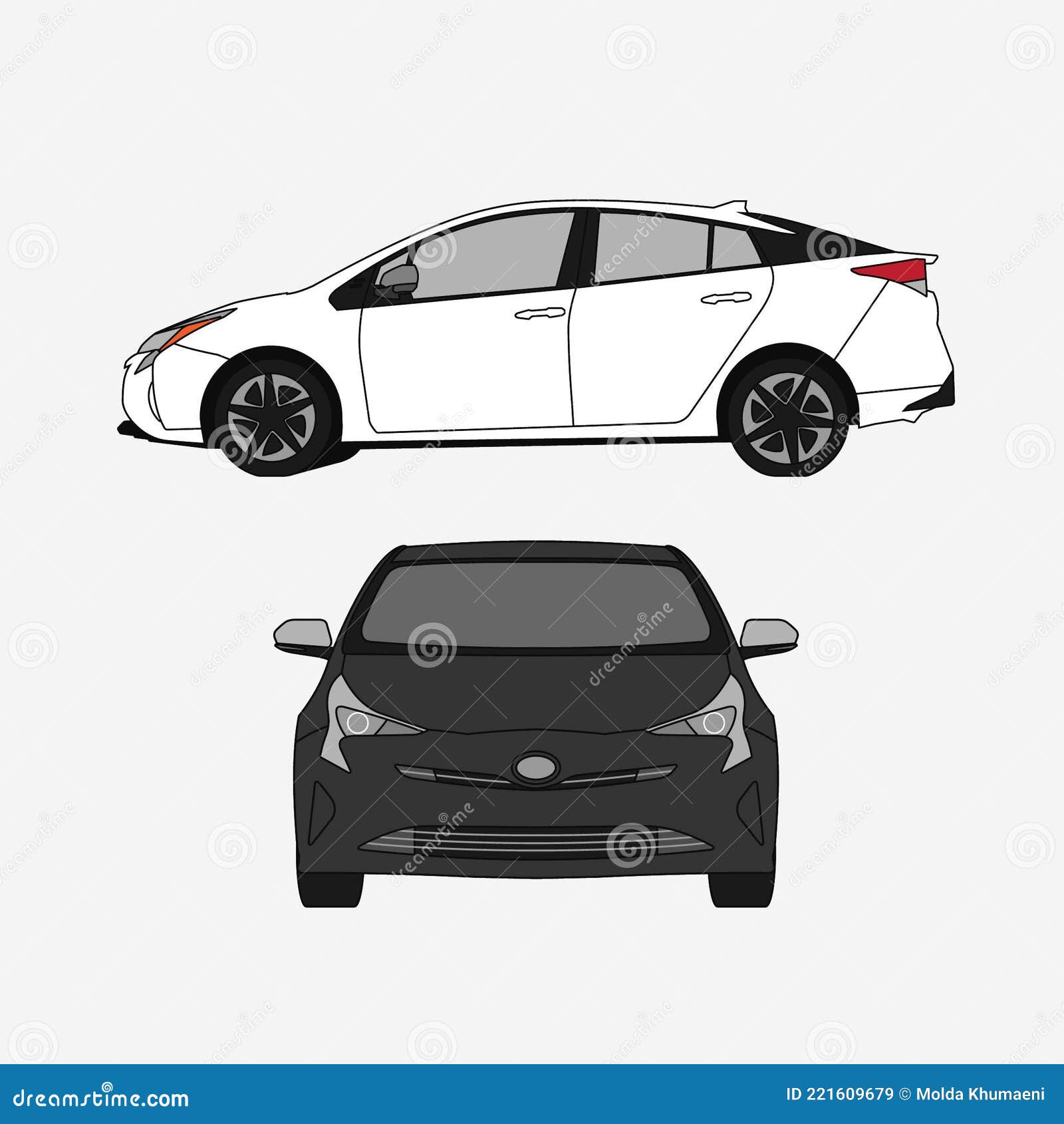 Detail Modern Car Concept Vector Stock Vector - Illustration of vector ...