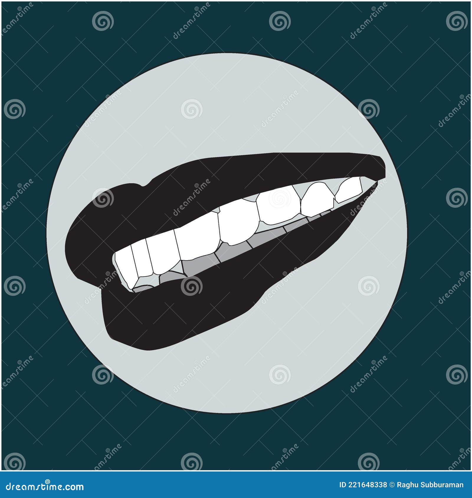 White Teeth - Dental Abscess - Stock Illustration Cartoon Vector ...