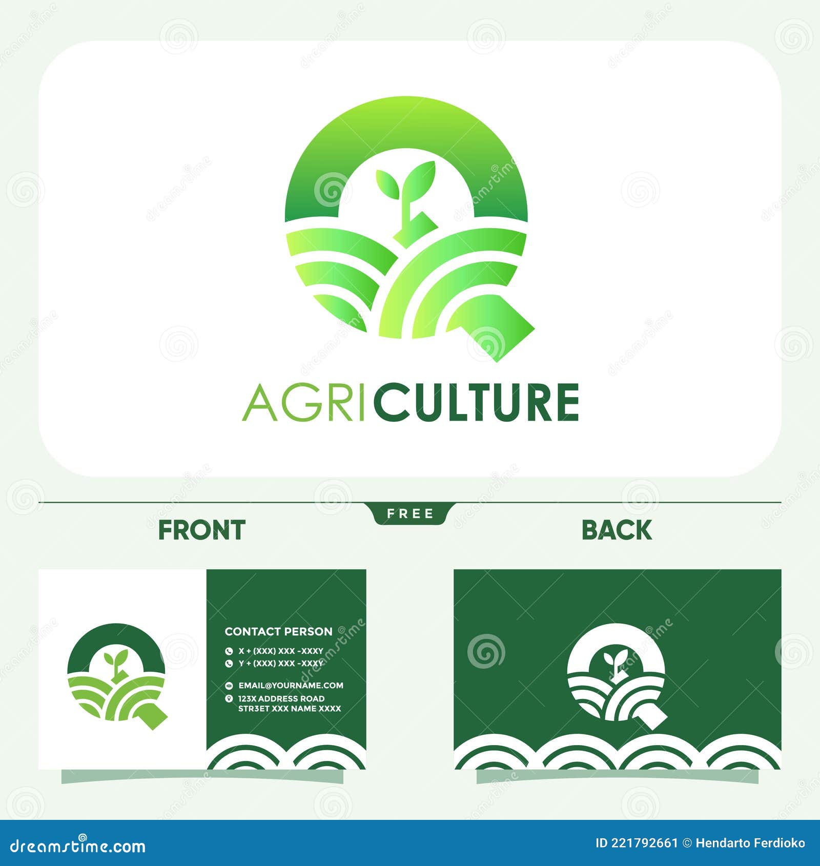 Initial Letter Q Agriculture Logo Design Vector Graphic Stock ...