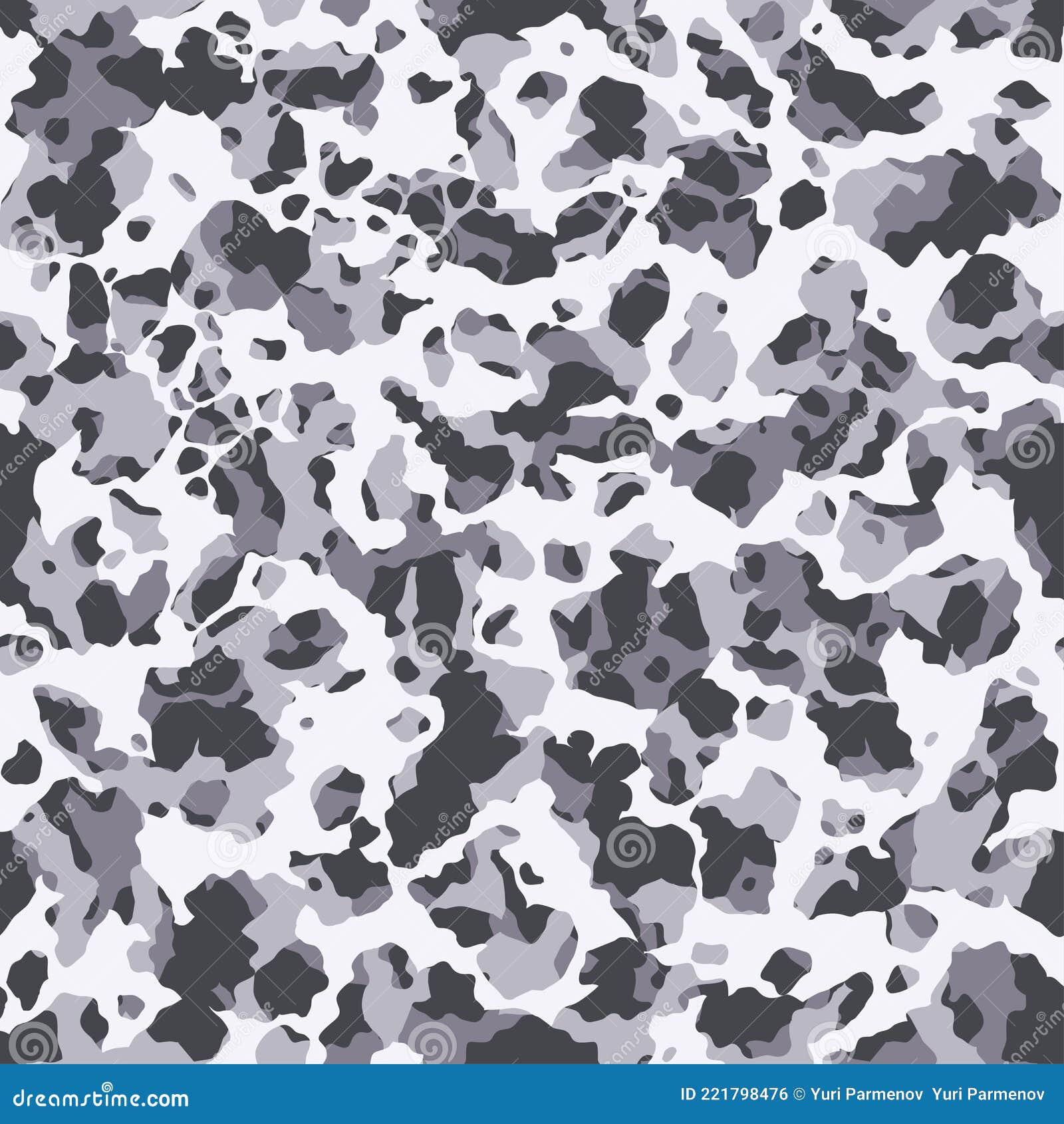 Snow Camouflage Fabric