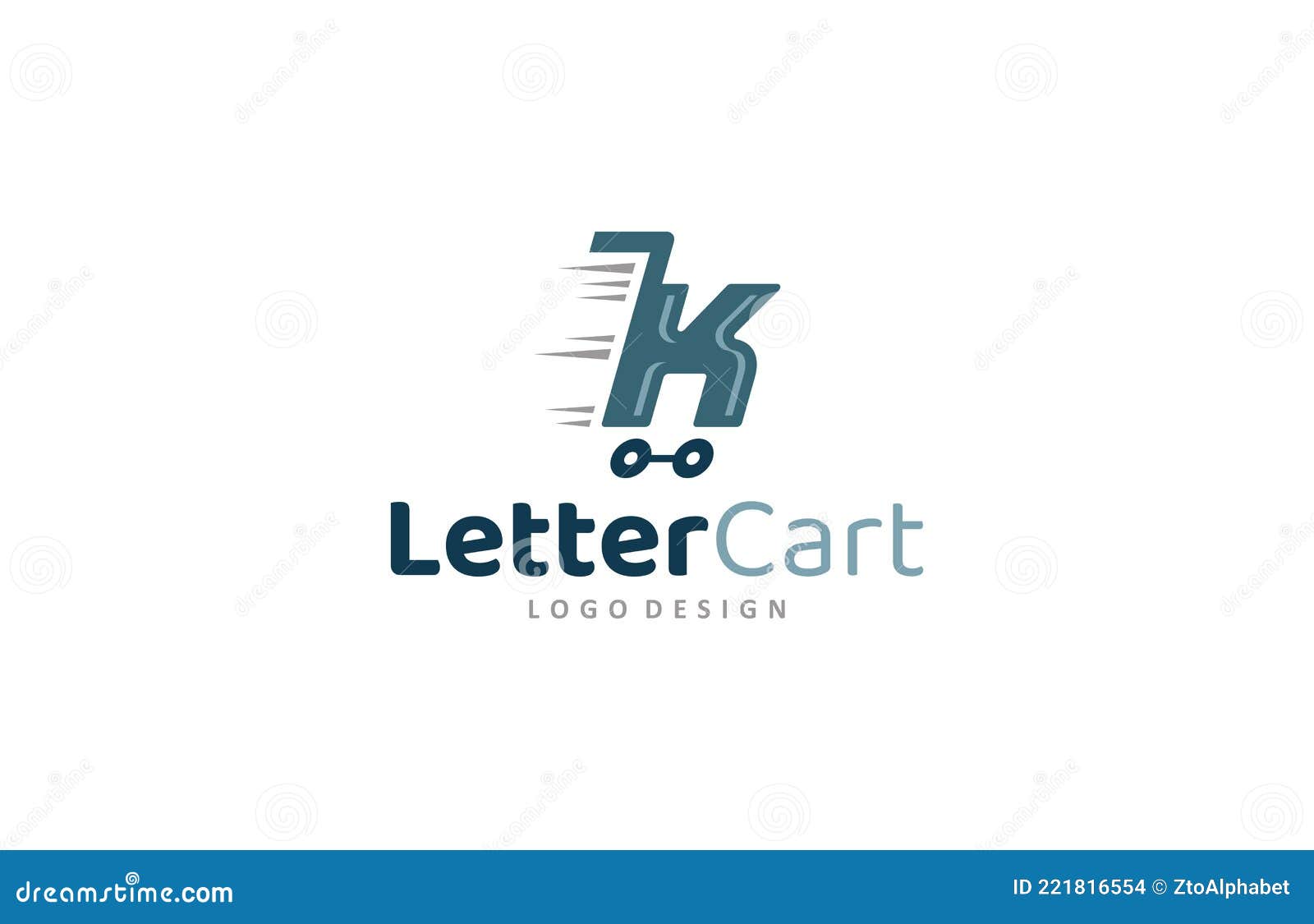 Shopping Cart Letter K Logo Stock Vector - Illustration of market ...
