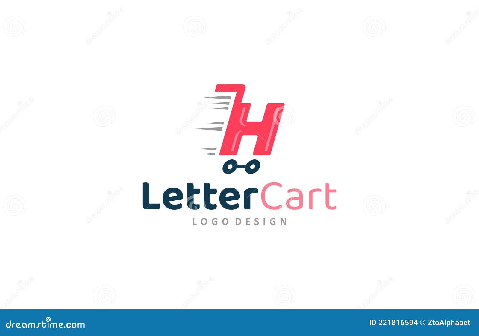 Shopping Cart Letter H Logo Stock Vector - Illustration of emblem, icon ...