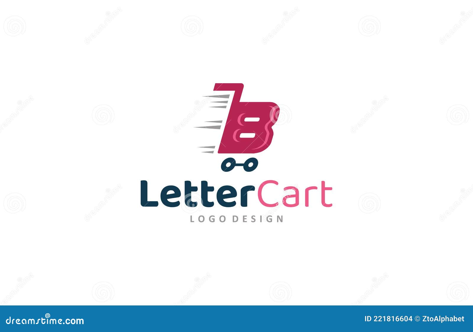 Shopping Cart Letter B Logo Stock Vector - Illustration of logo ...