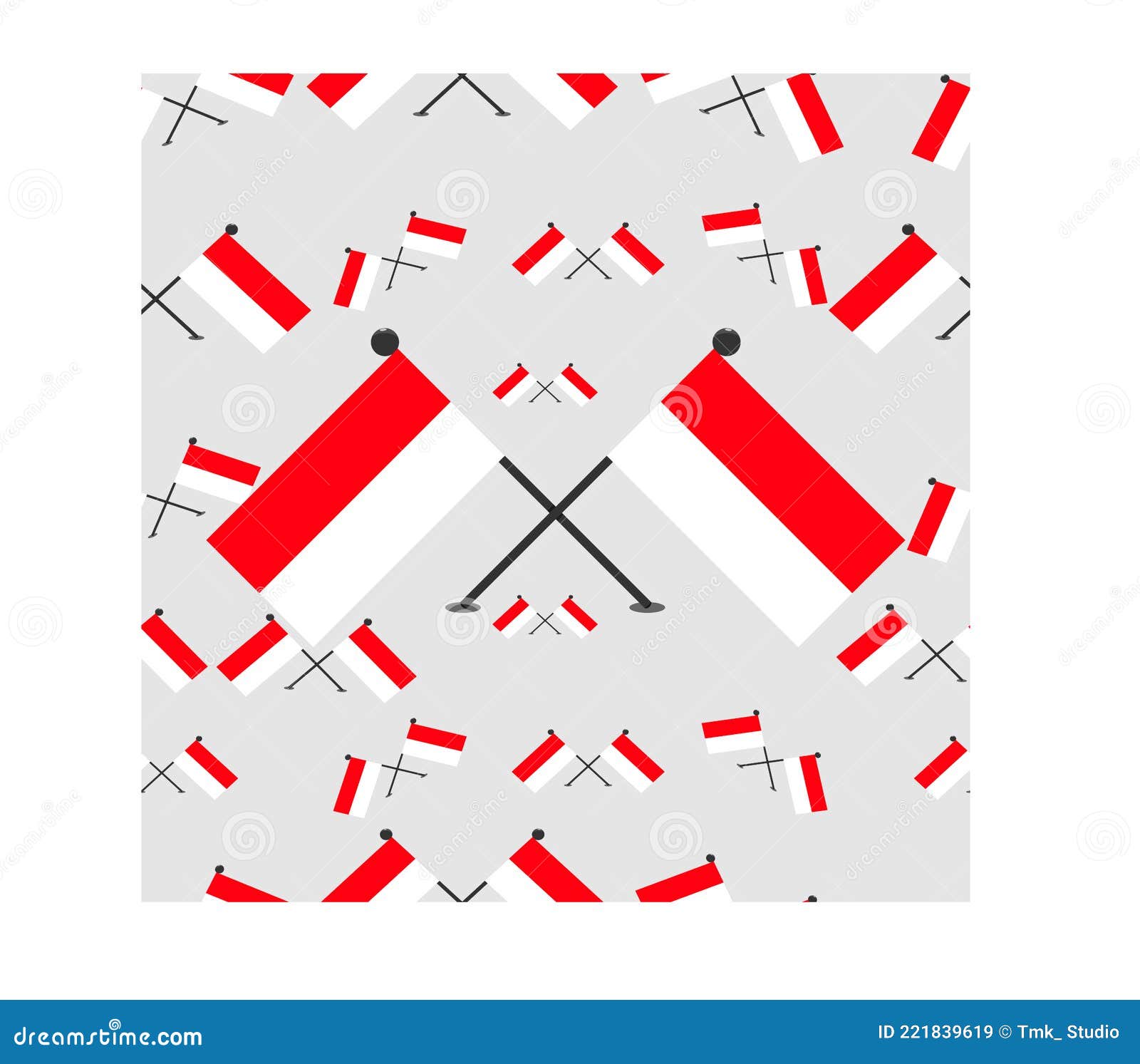 Vector Illustration of Indonesian Pattern Flags Stock Vector ...