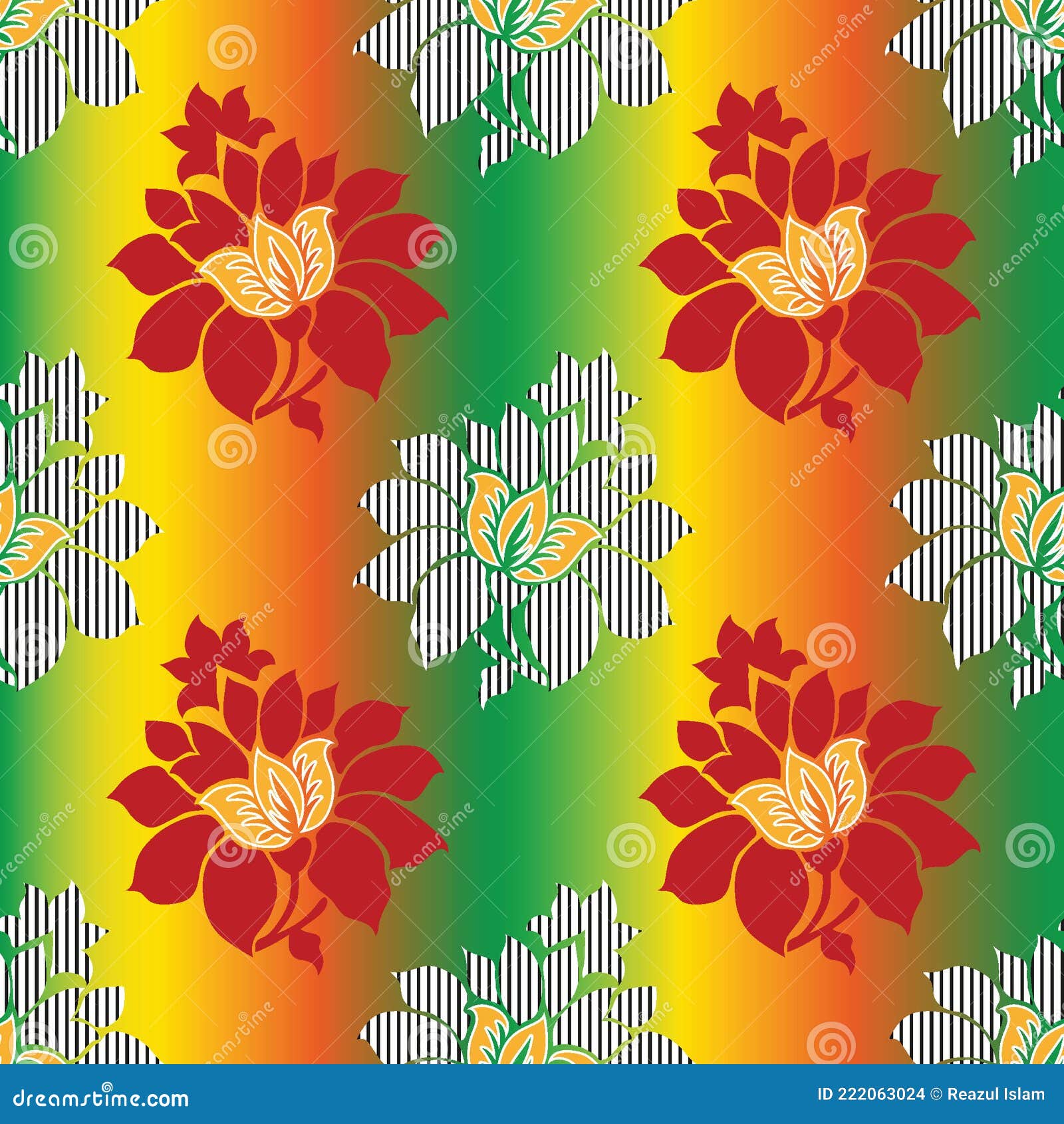 Red Texture and Greyscale Seamless Pattern Design Stock Illustration ...