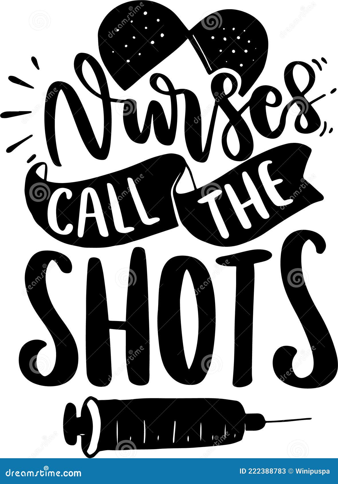 Nurses Call the Shots stock vector. Illustration of medic - 222388783