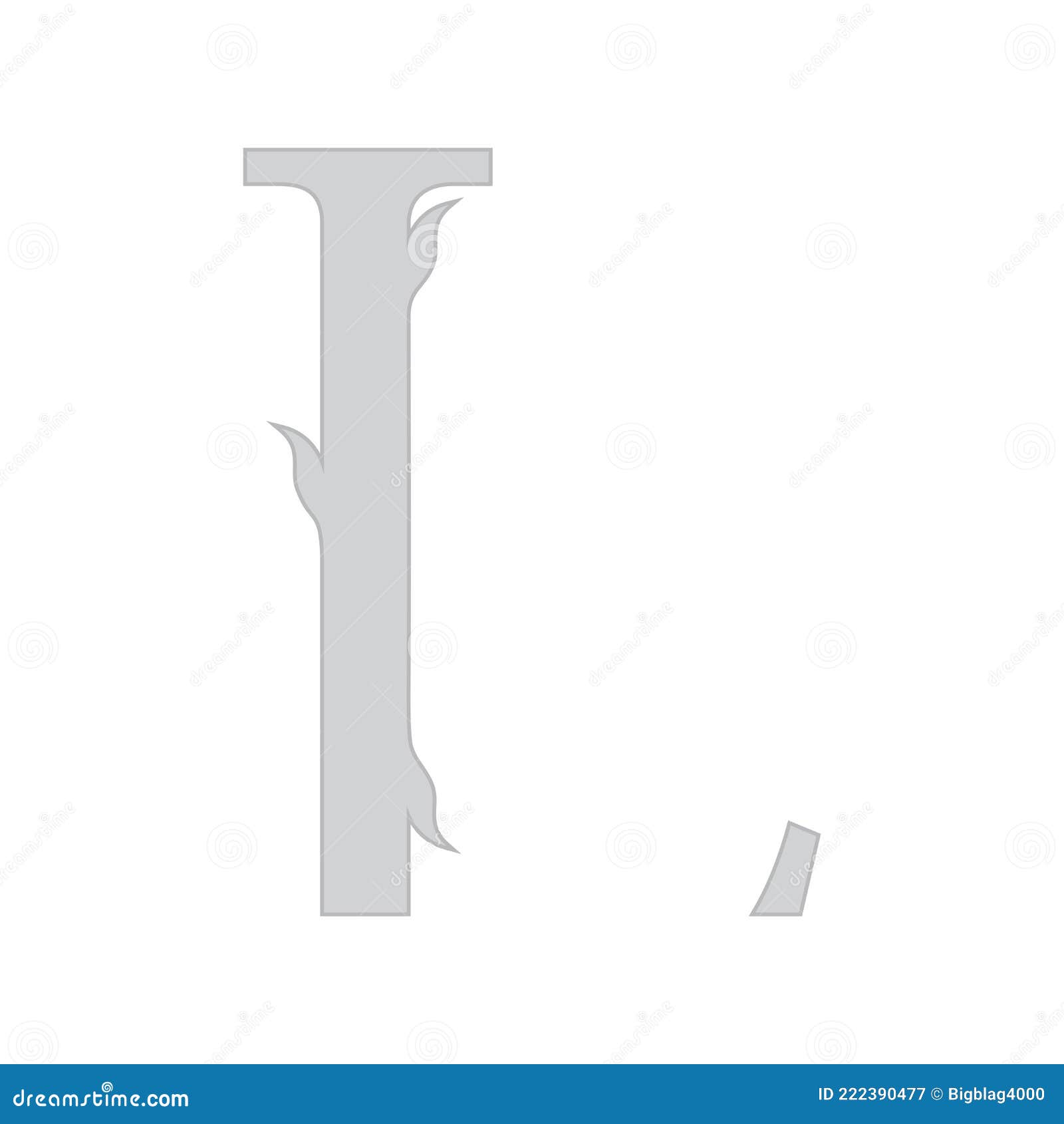 Vector Cutted Letter.Art Font. Stock Vector - Illustration of letter ...