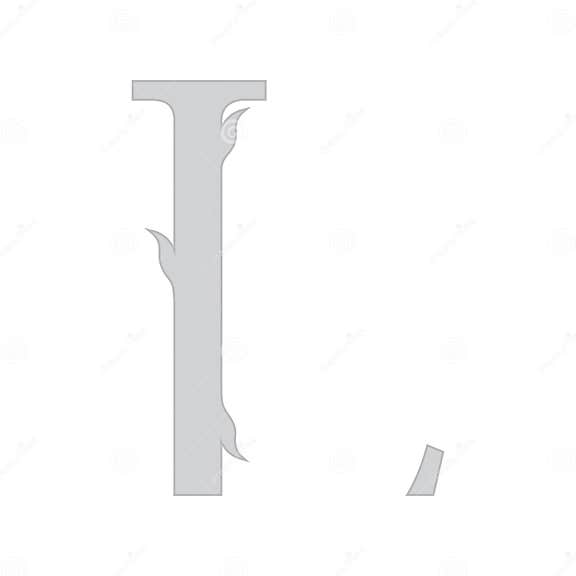 Vector Cutted Letter.Art Font. Stock Vector - Illustration of letter ...