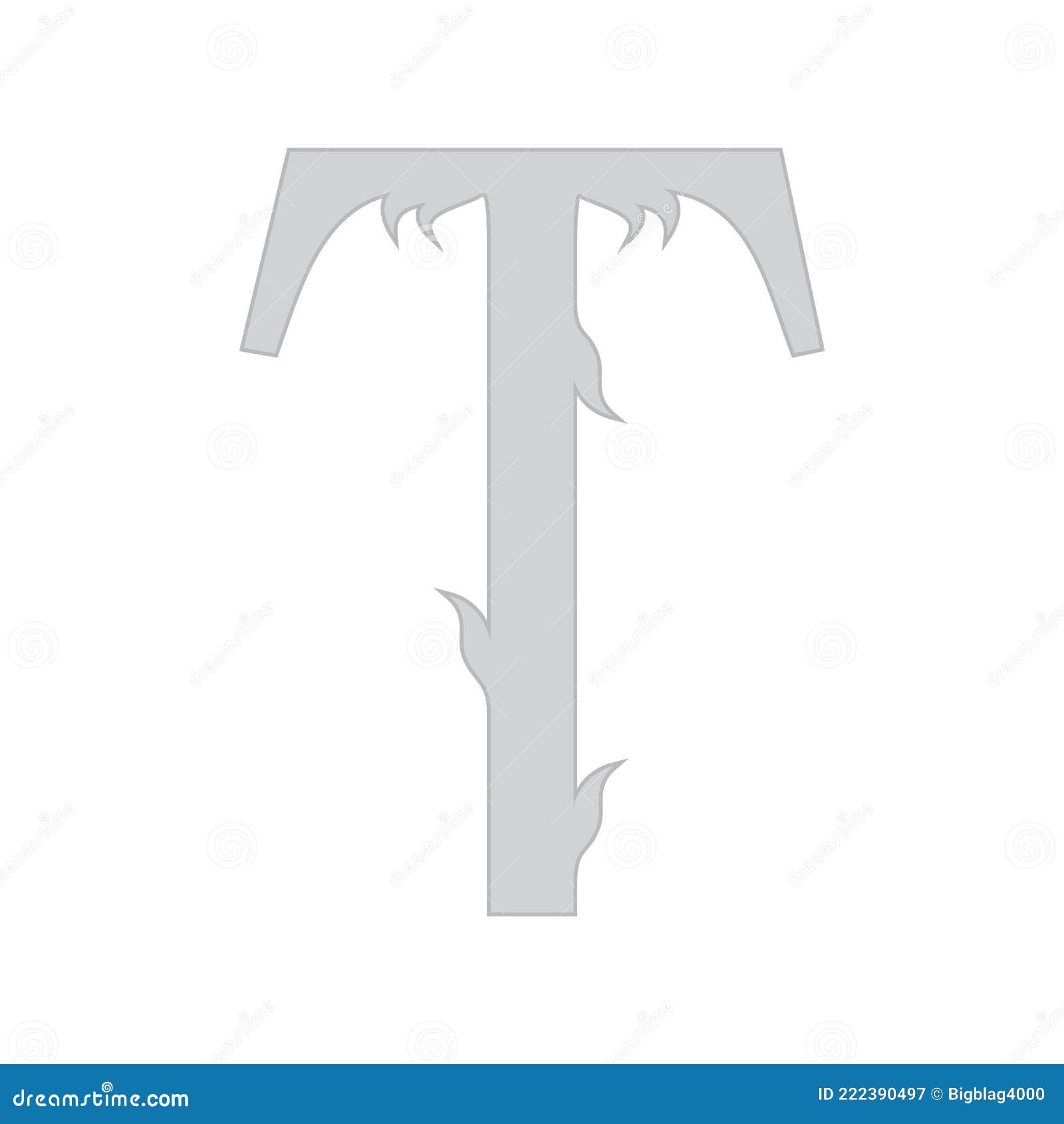 Vector Cutted Letter.Art Font. Stock Vector - Illustration of grey ...