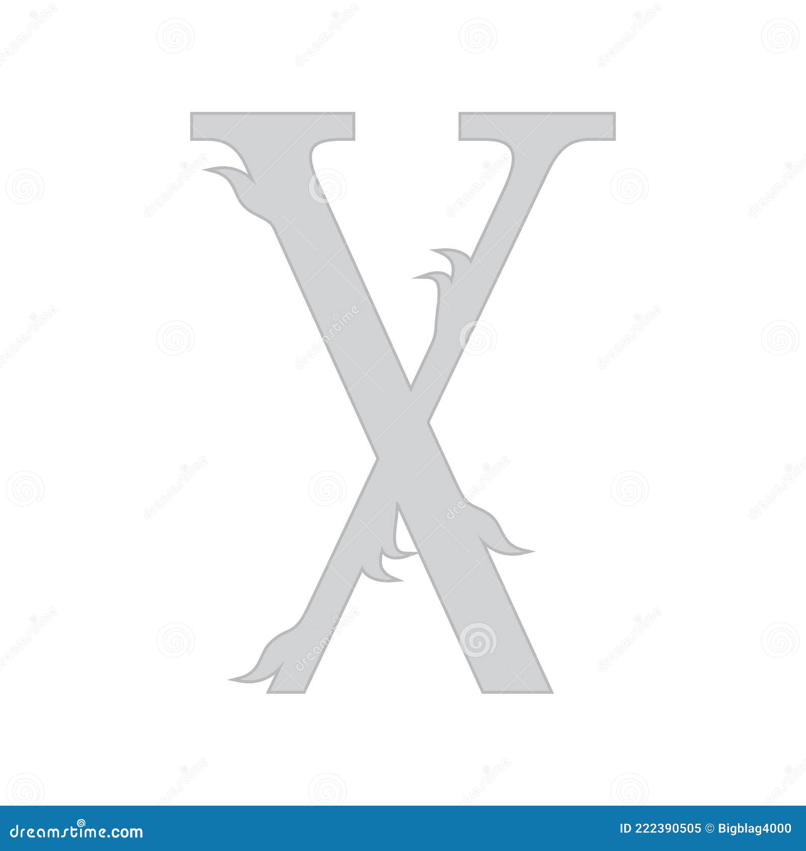 Vector Cutted Letter.Art Font. Stock Vector - Illustration of design ...